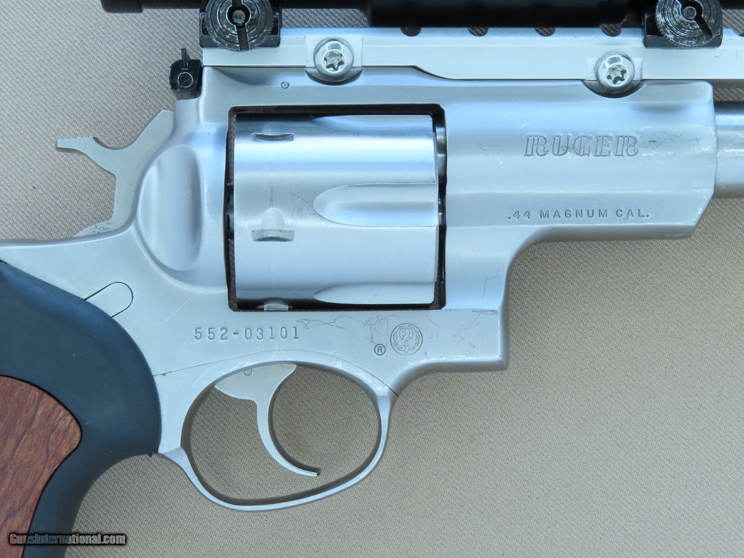 2002 Vintage Ruger Super Redhawk .44 Magnum Revolver w/ Tasco Propoint ...