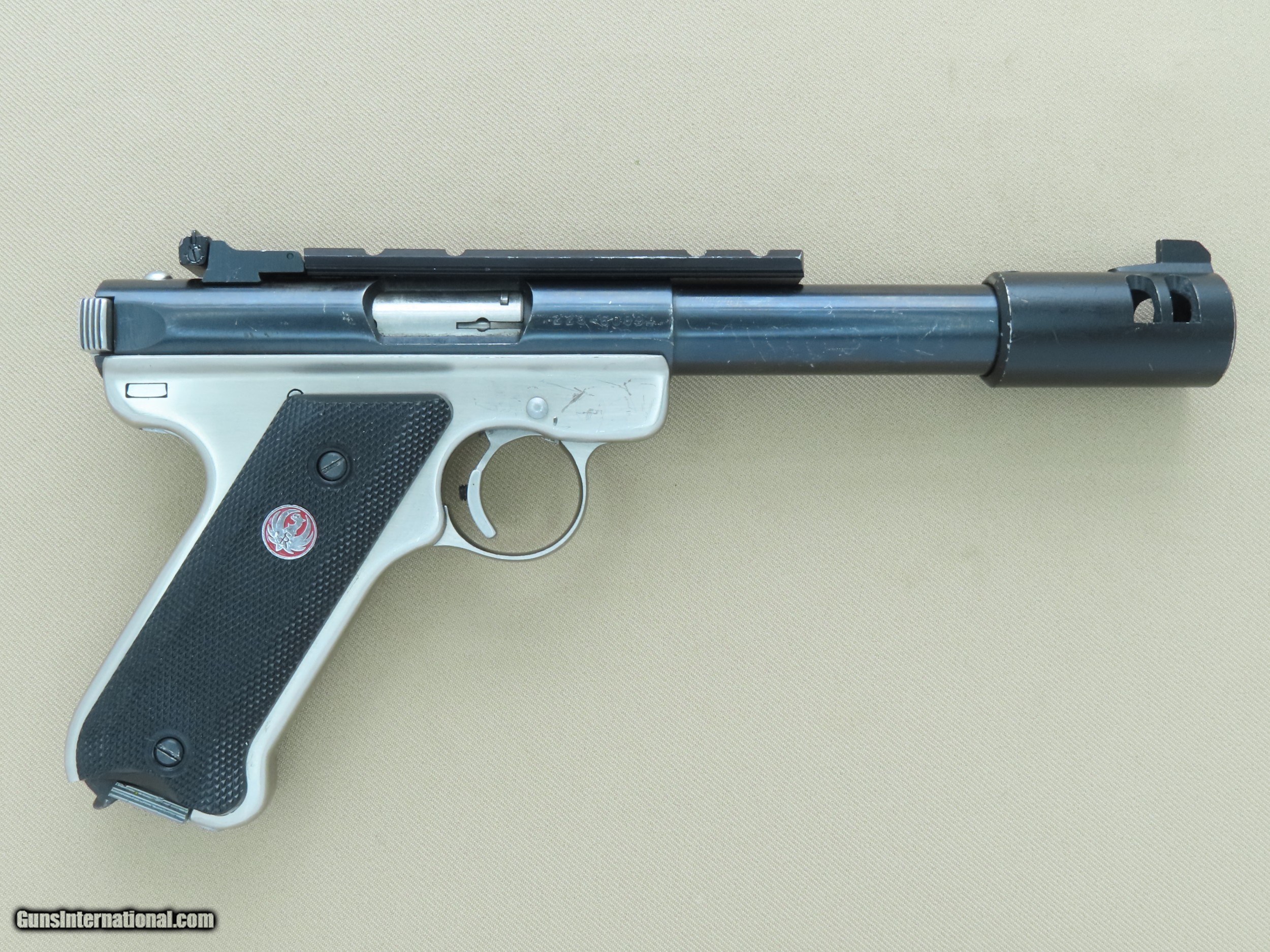 2000 Vintage Customized Ruger Mark II Two-Tone .22 Caliber Target ...