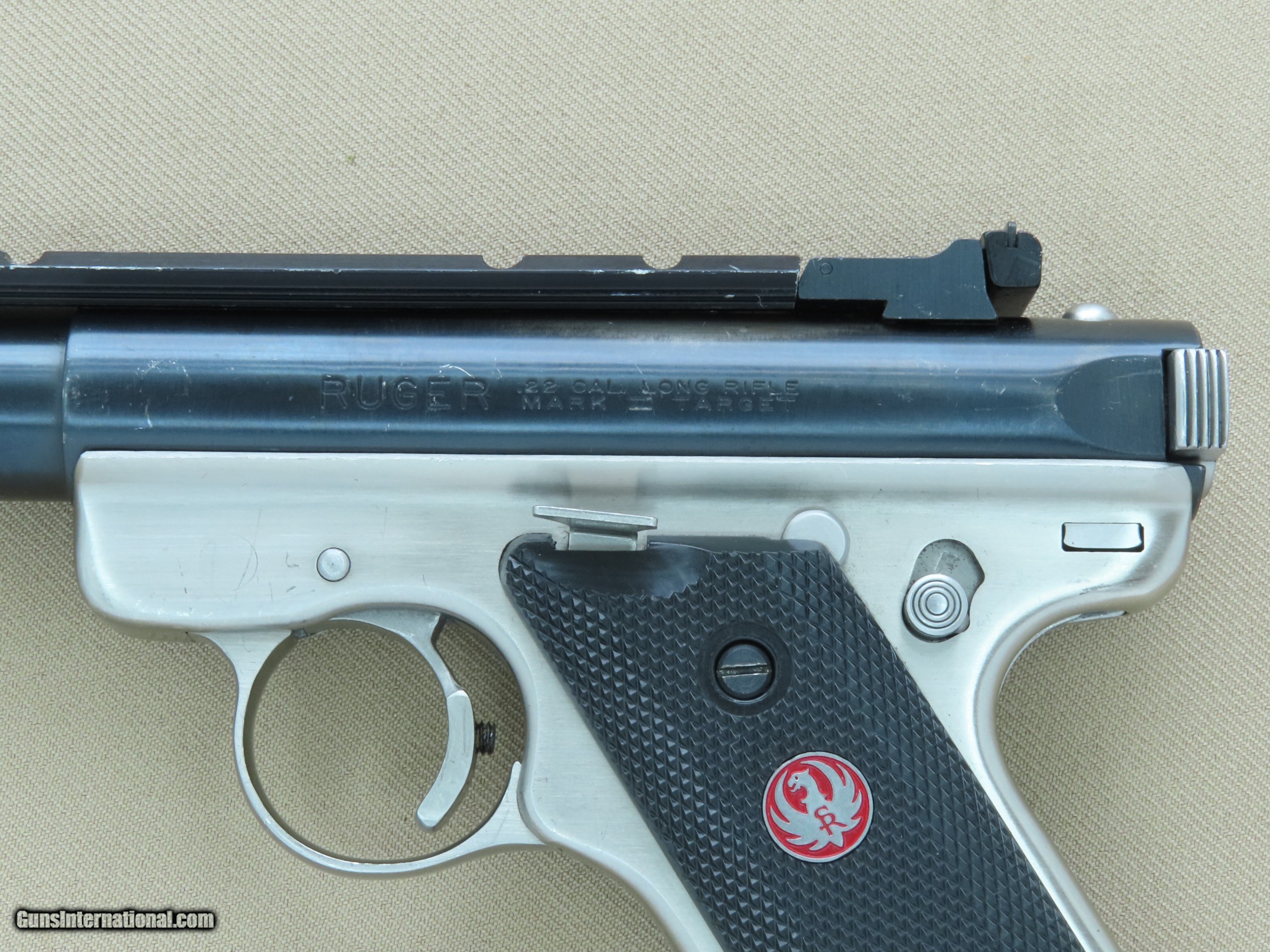 2000 Vintage Customized Ruger Mark II Two-Tone .22 Caliber Target ...