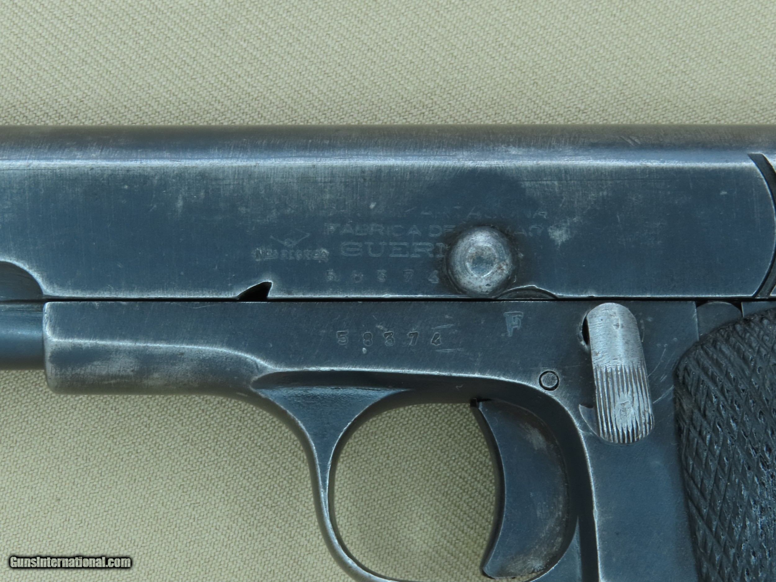 WW1 Vintage French Military Model 1914 Ruby .32 ACP Pistol by the ...