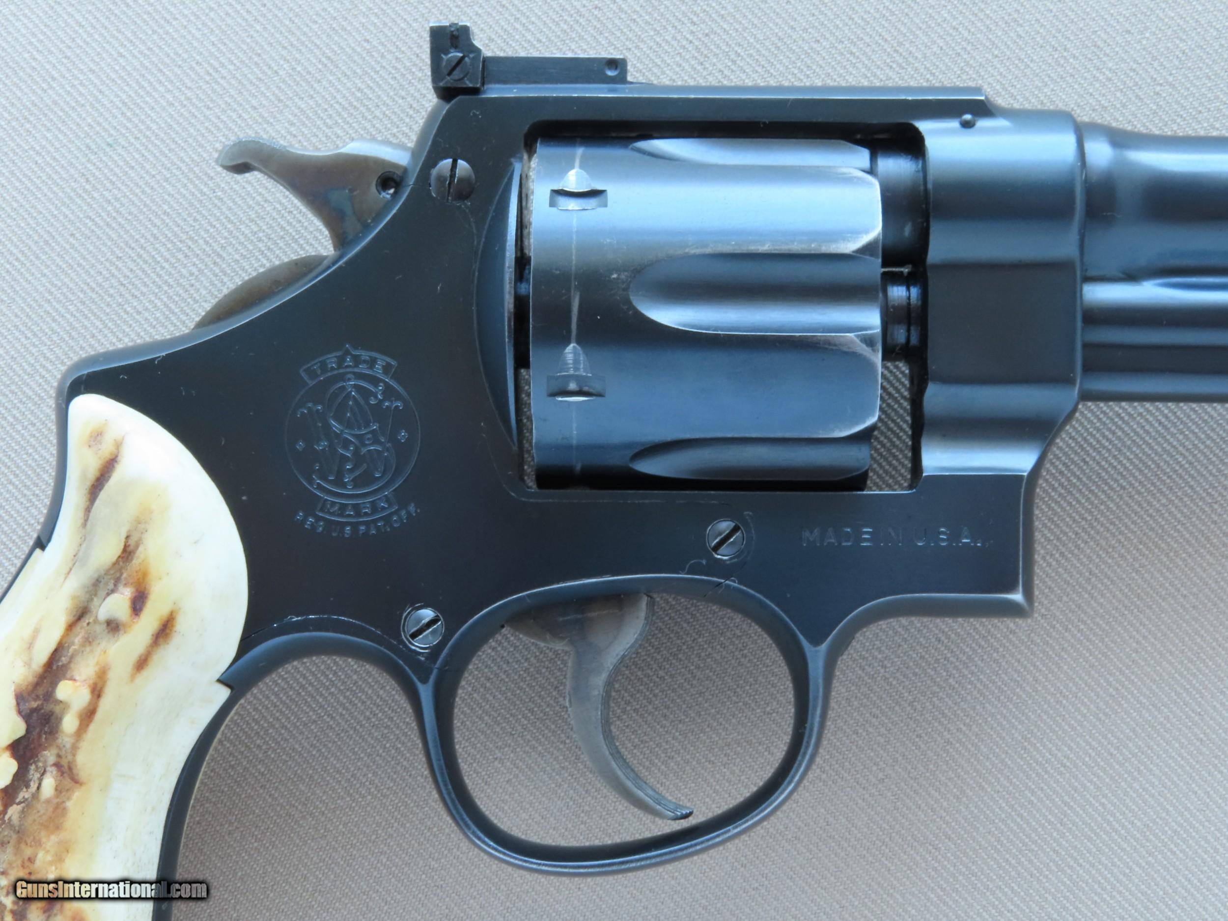 1947 Smith & Wesson .44 Hand Ejector 3rd Model Transitional Micro Sight ...