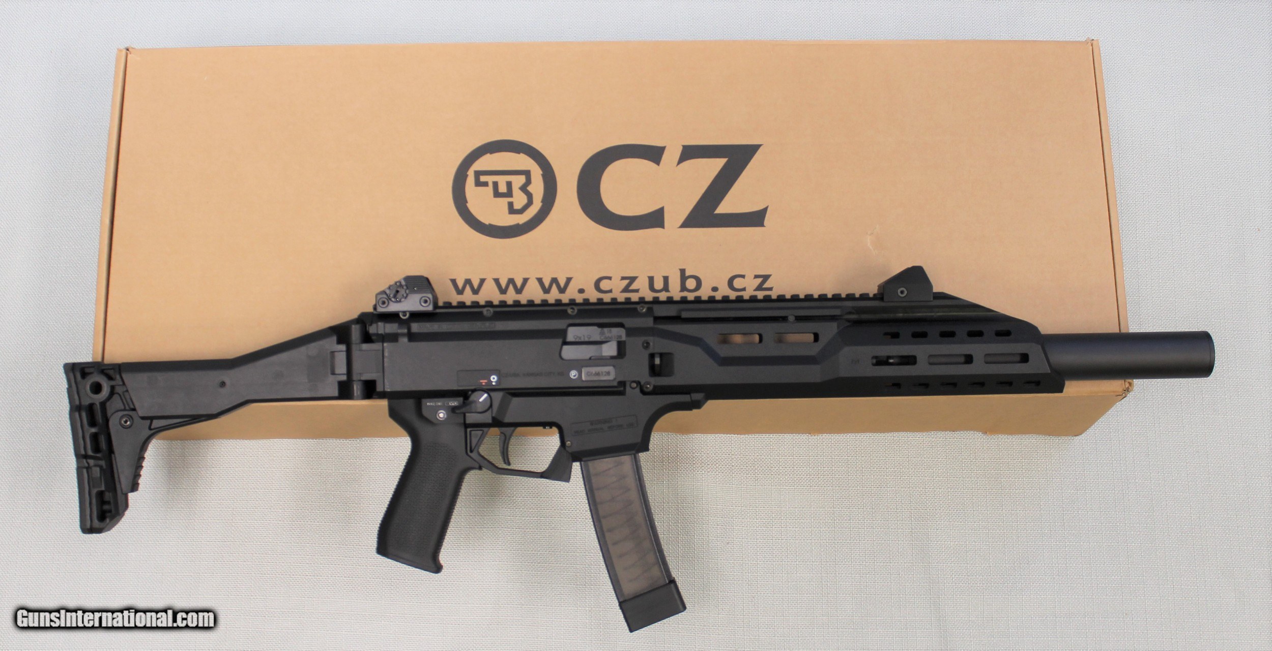 CZ Scorpion EVO 3 9mm with box, 5 mags and Blue Force Gear sling SOLD