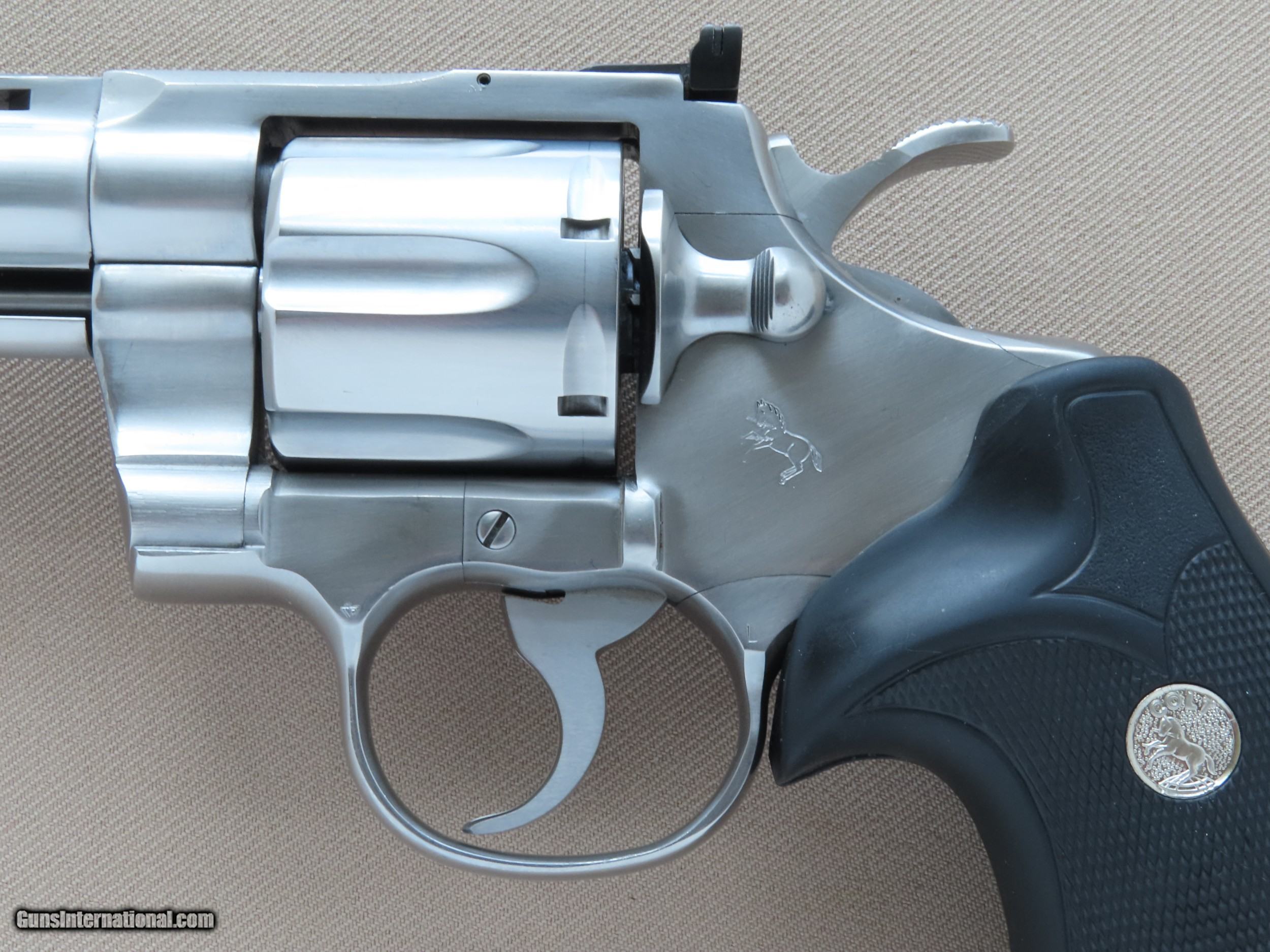 1982 Vintage Stainless Steel Colt Python w/ 6" Inch Barrel ** Beautiful ...
