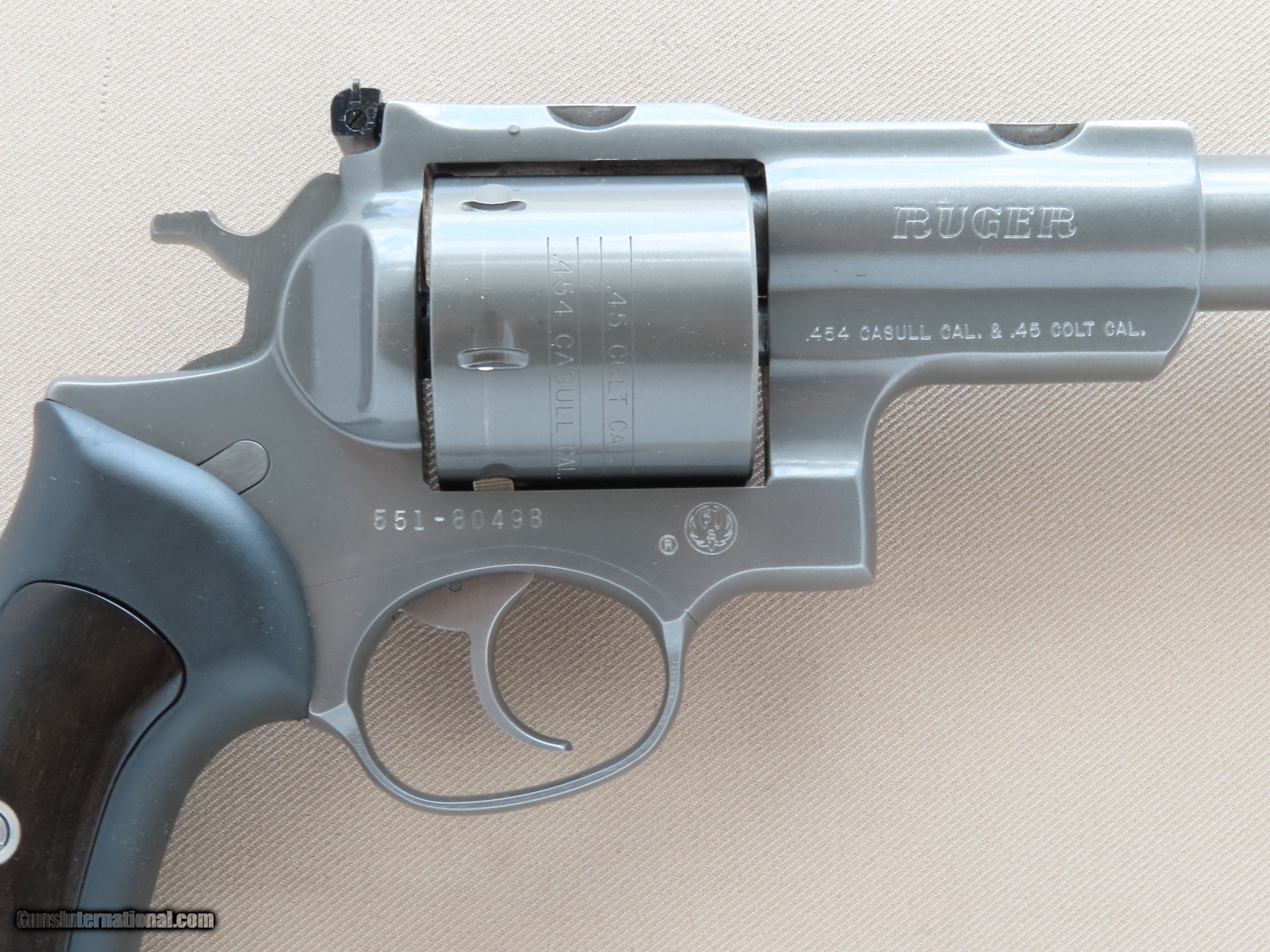 2001 Vintage Ruger Super Redhawk .454 Casull Revolver w/ Original Box ...