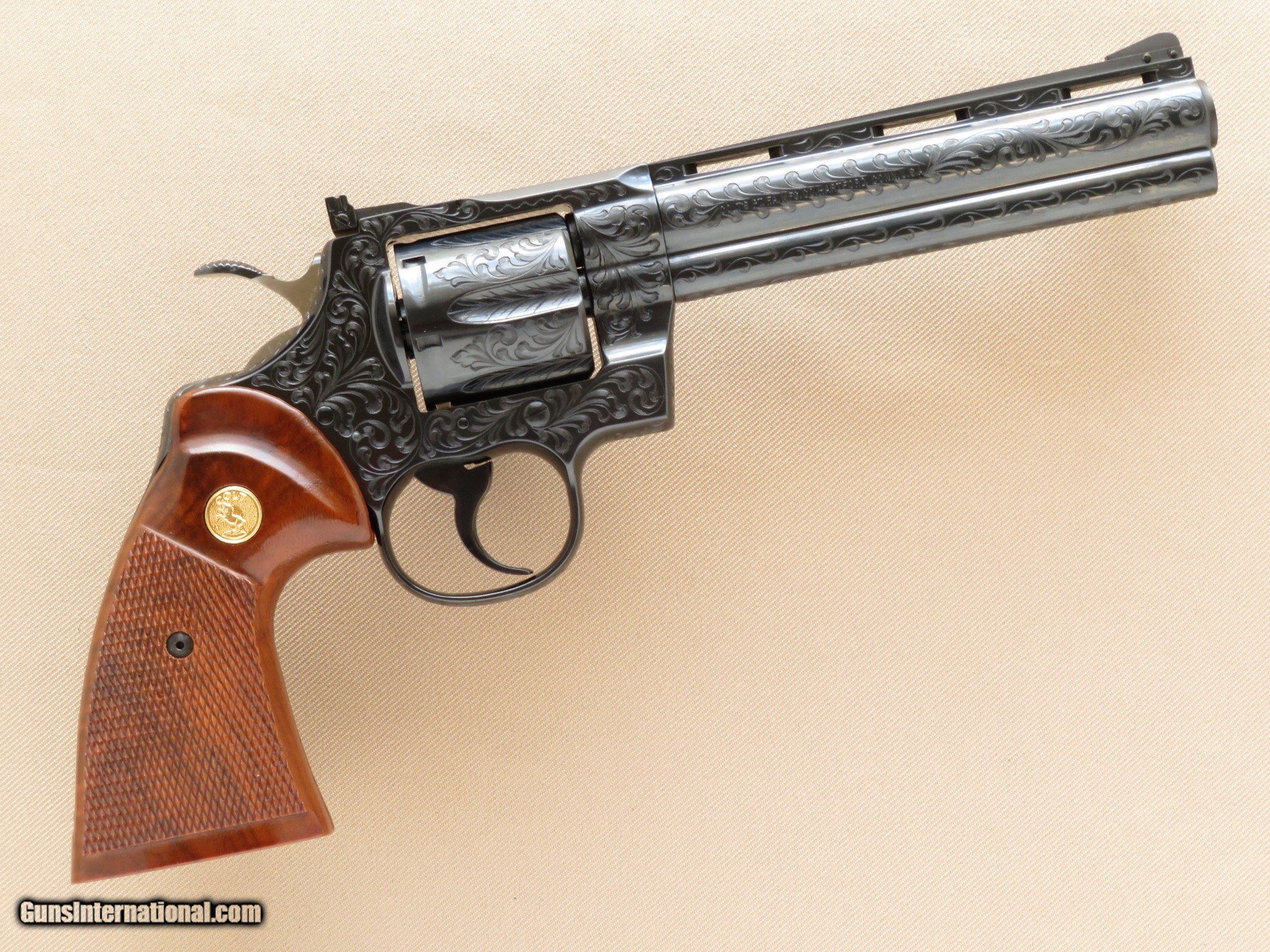 Colt Python, Factory "D" Engraved, Cal. .357 Magnum, 1978 Vintage