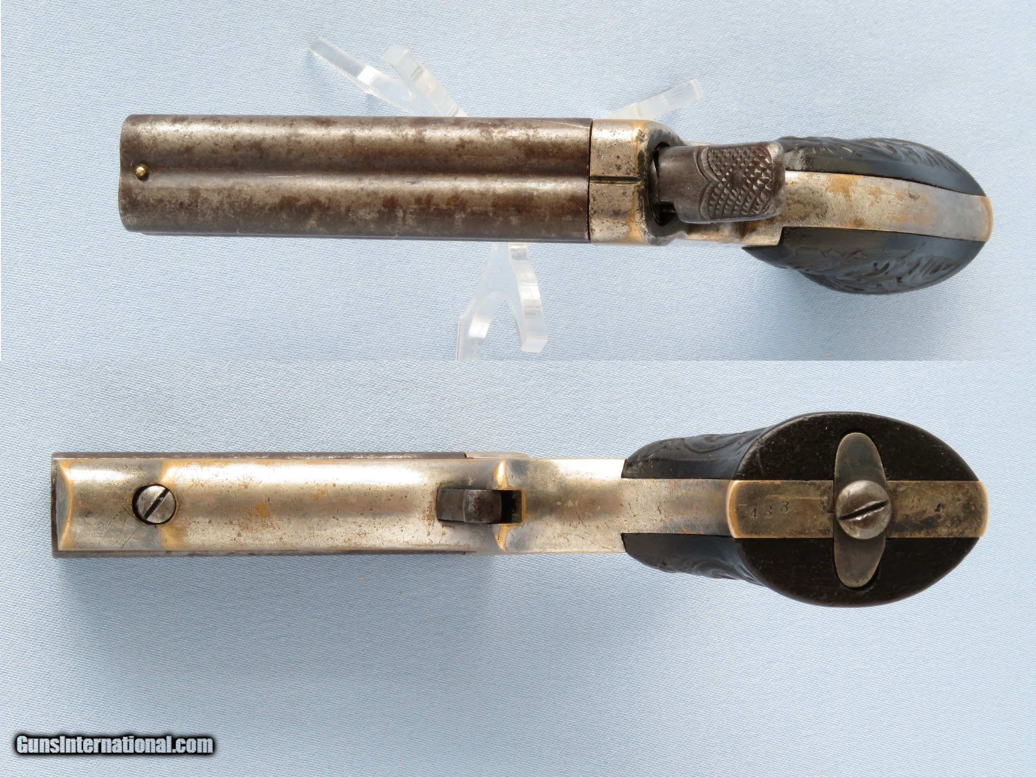 C. Sharps Pepperbox Pistol, 1st Model, Cal. .22 RF Short SOLD