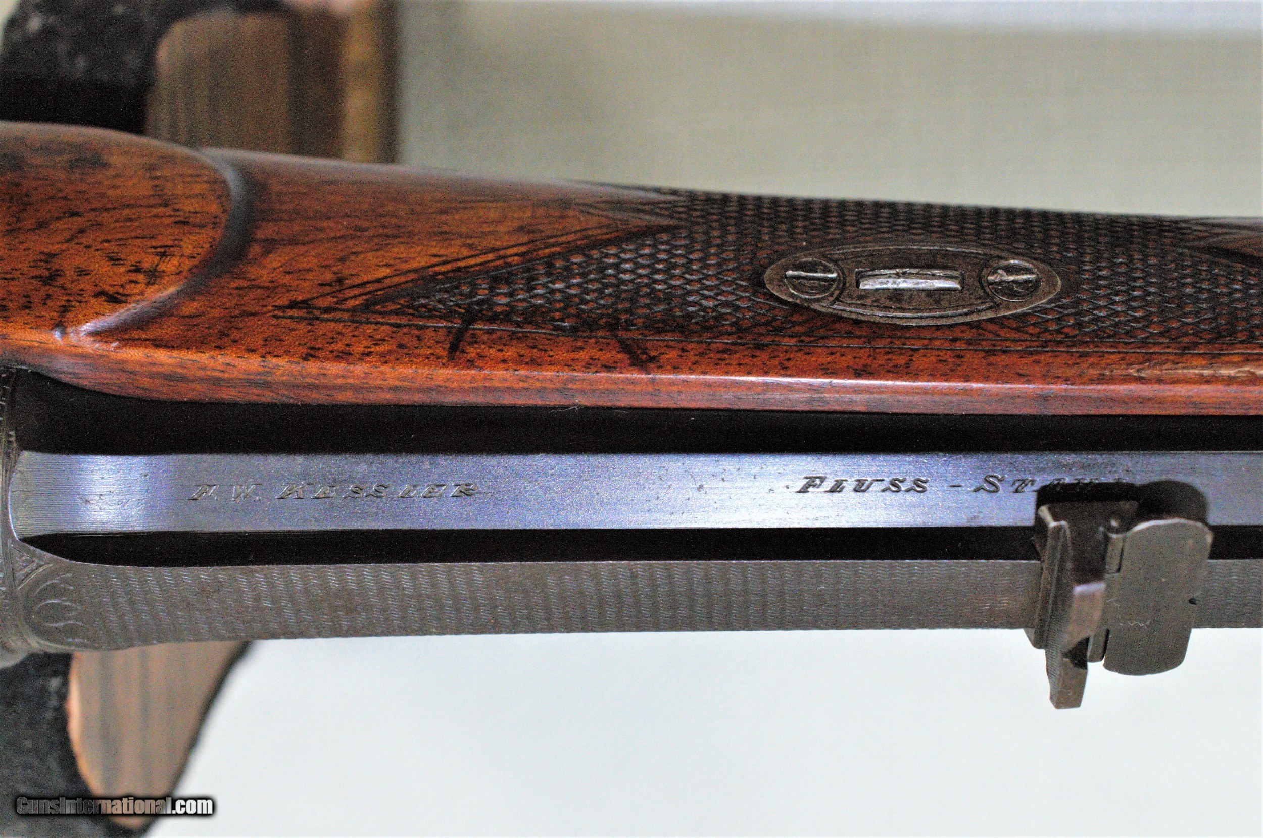 Friedrich Wilhelm Kessler Custom 1898 Action Mannlicher Stock Rifle ...