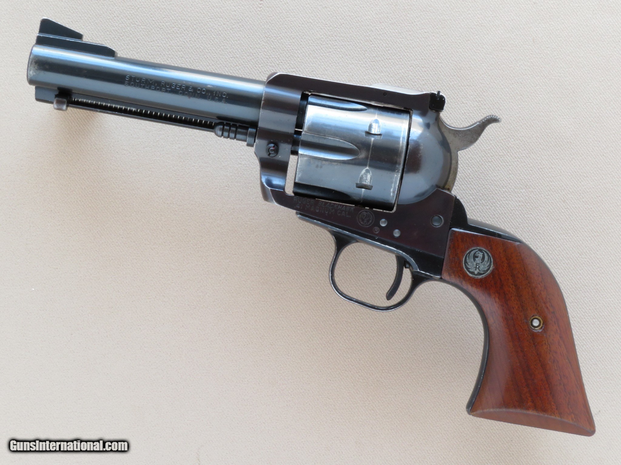 Ruger Old Model Blackhawk, 3-Screw, Cal. .41 Magnum, 4 5/8 Inch Barrel ...