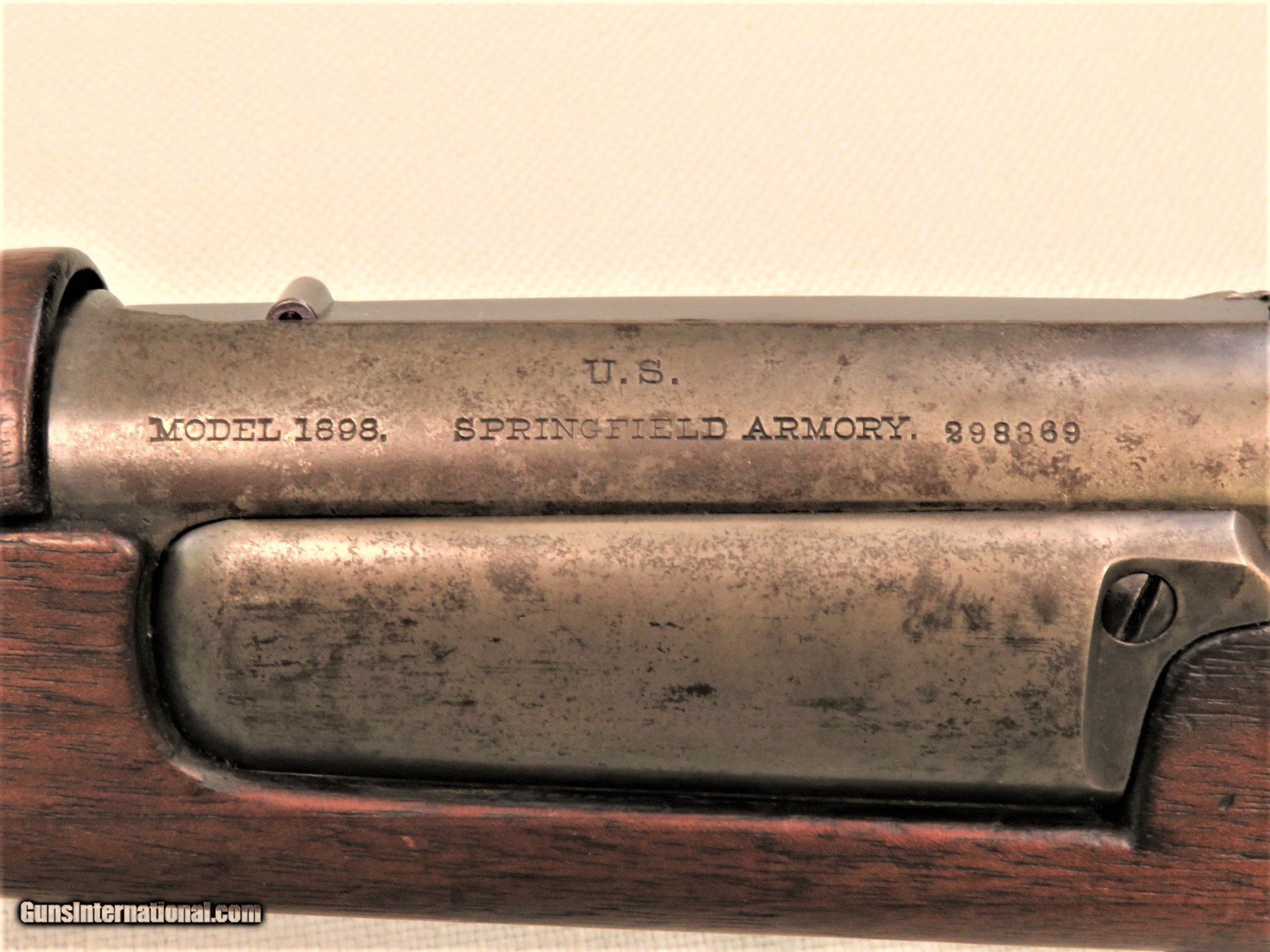 1900 Vintage U.S. Military Springfield Model 1898 Krag Rifle in .30-40 ...