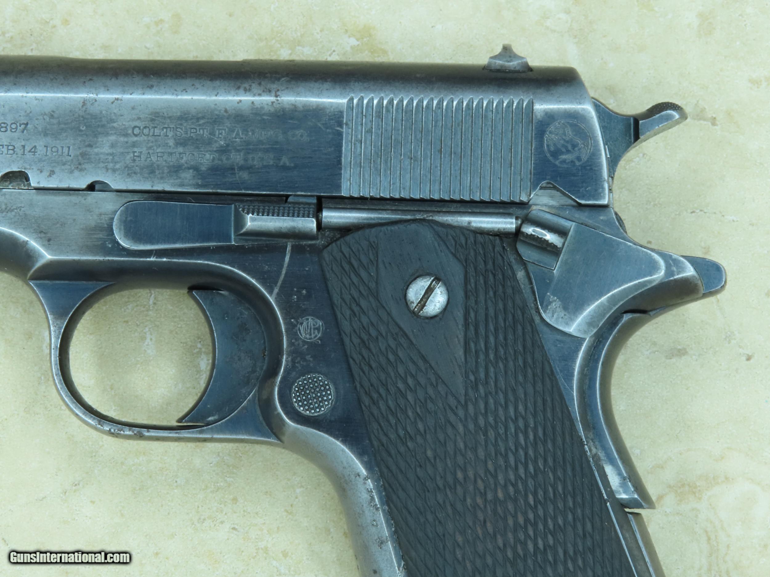 1912 Production U.S. Military Colt 1911 .45 ACP Pistol ** 100% Original ...