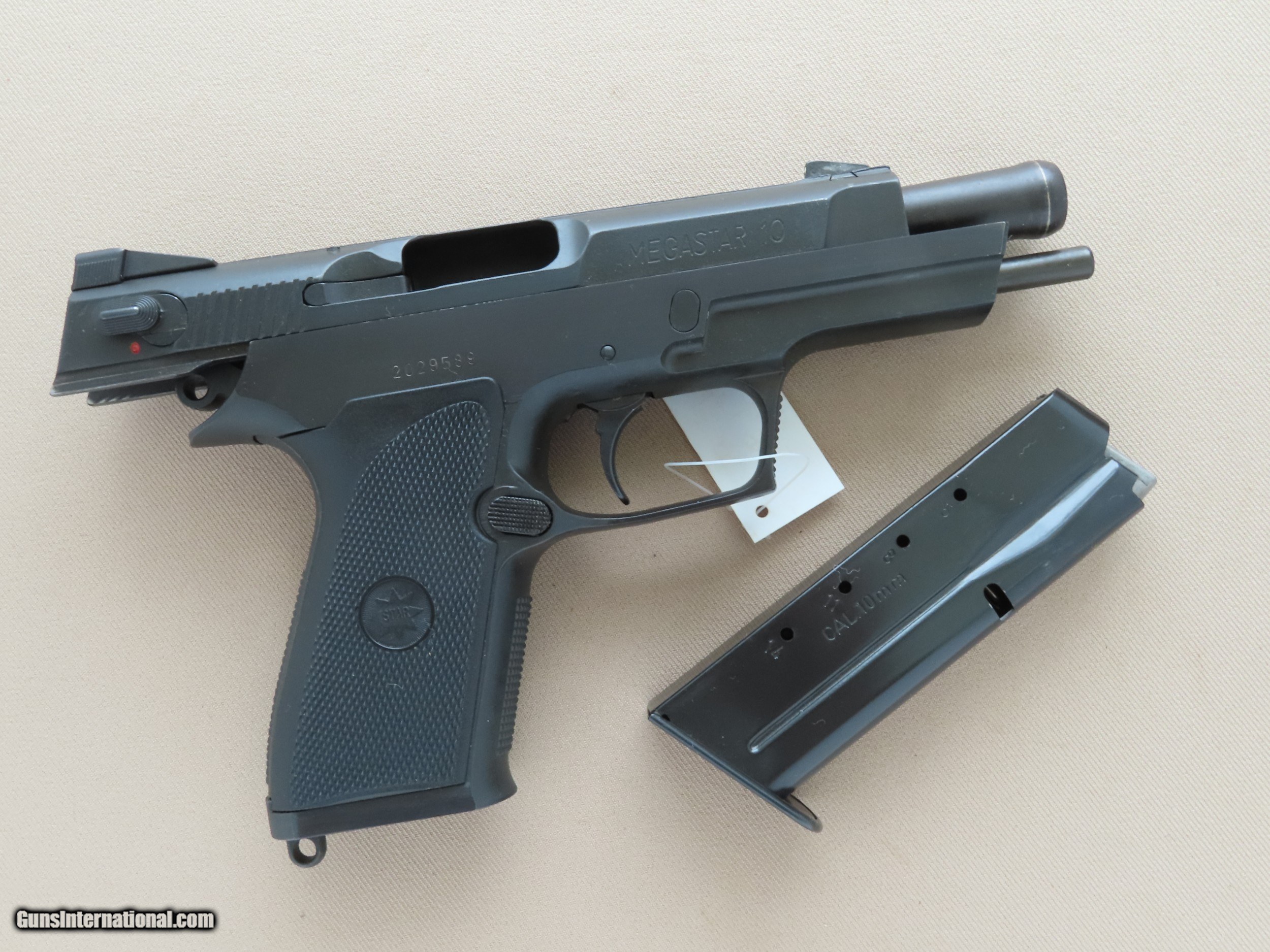 1992-94 Vintage Interarms Star Megastar 10mm Pistol w/ Box, Manuals ...