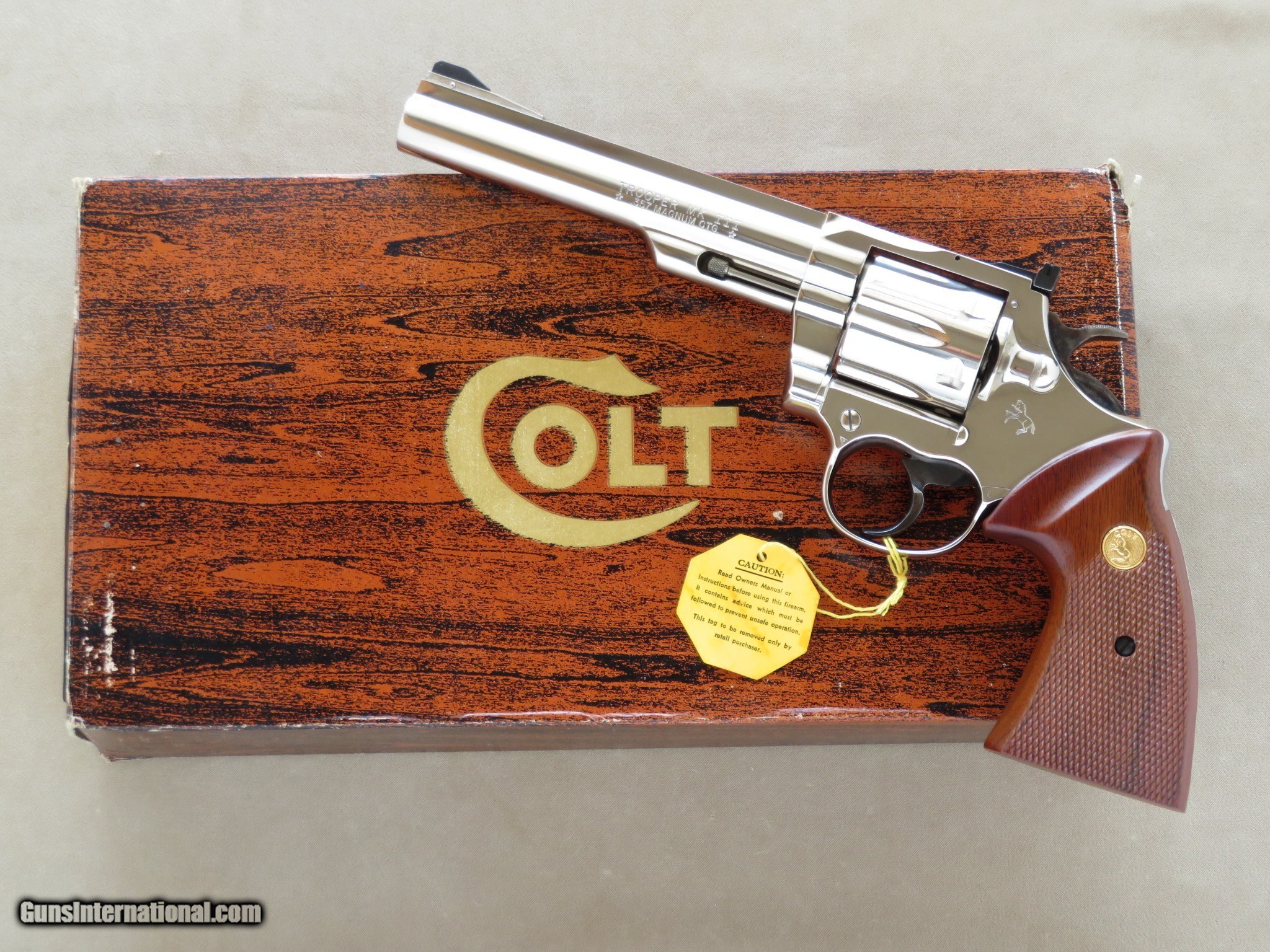 Colt Trooper MK III, Cal. .357 Magnum PRICE: **SOLD**