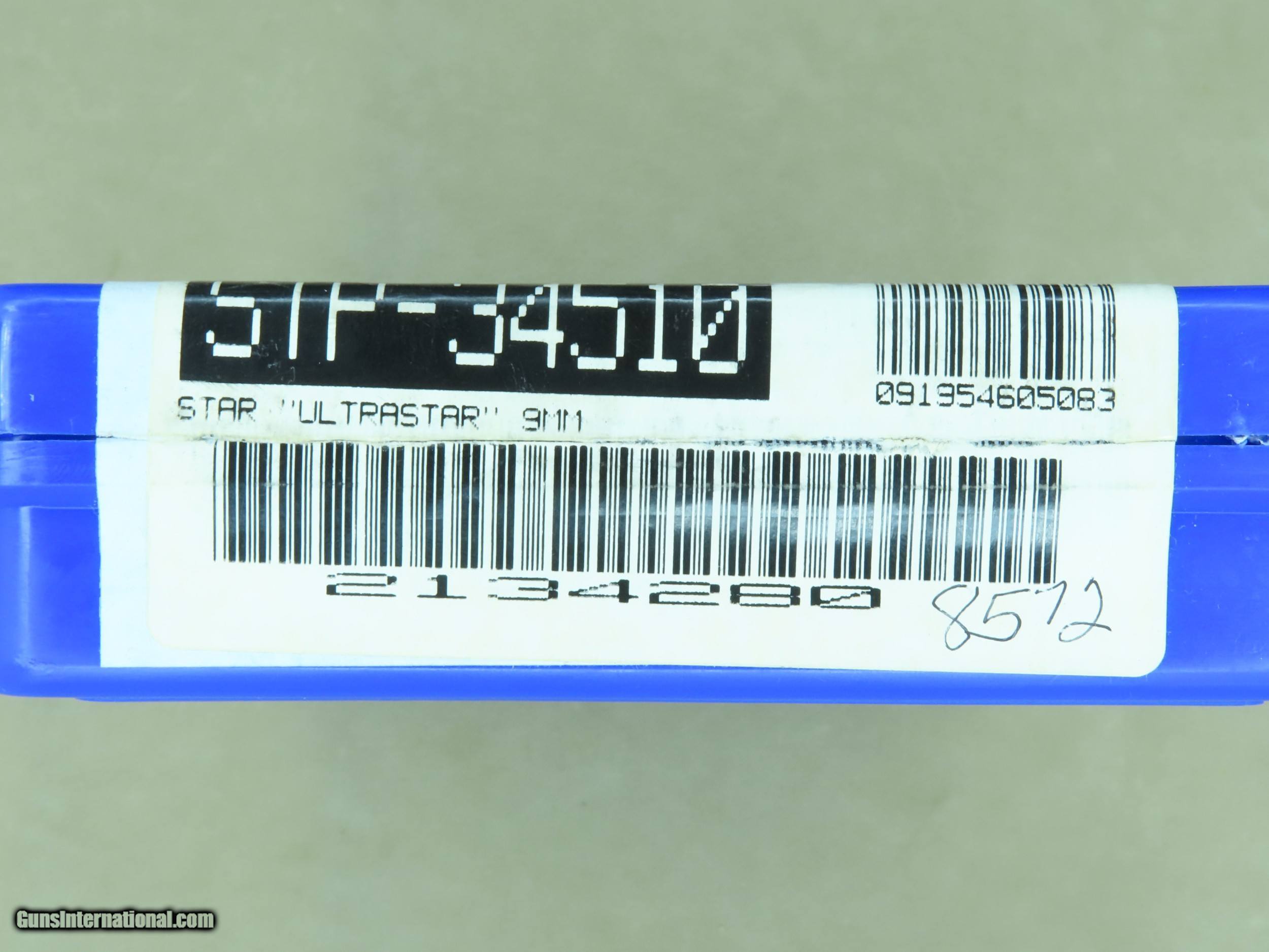 1990's Vintage Star Model Ultrastar 9mm Pistol w/ Original Box, Manuals ...