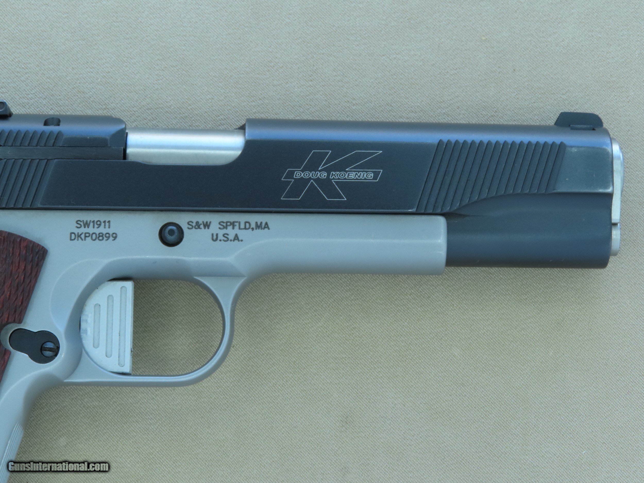 2005 Smith & Wesson SW1911 DK Doeg Koenig Edition .45 ACP Pistol w/ 2 ...