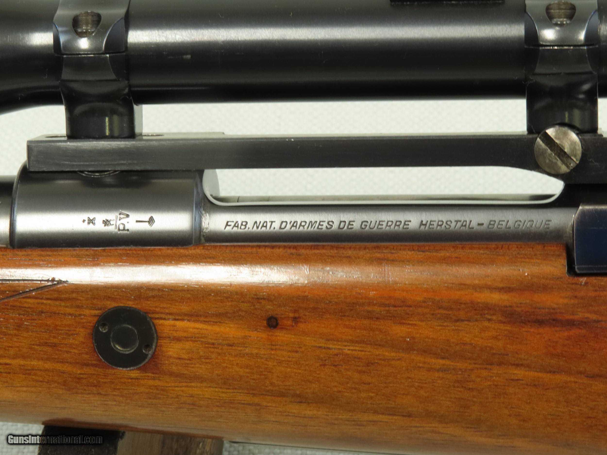 Vintage Belgian FN Mauser Supreme Rifle in .270 Winchester w/ Period ...
