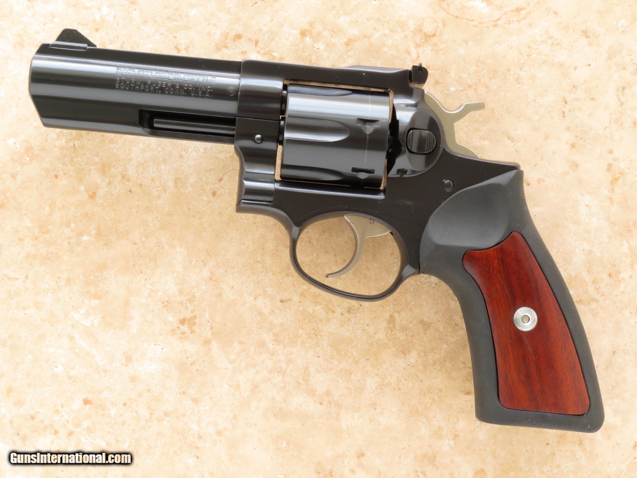 Ruger GP100, Cal. .357 Magnum, 4 Inch Blue with Box and Sleeve SOLD