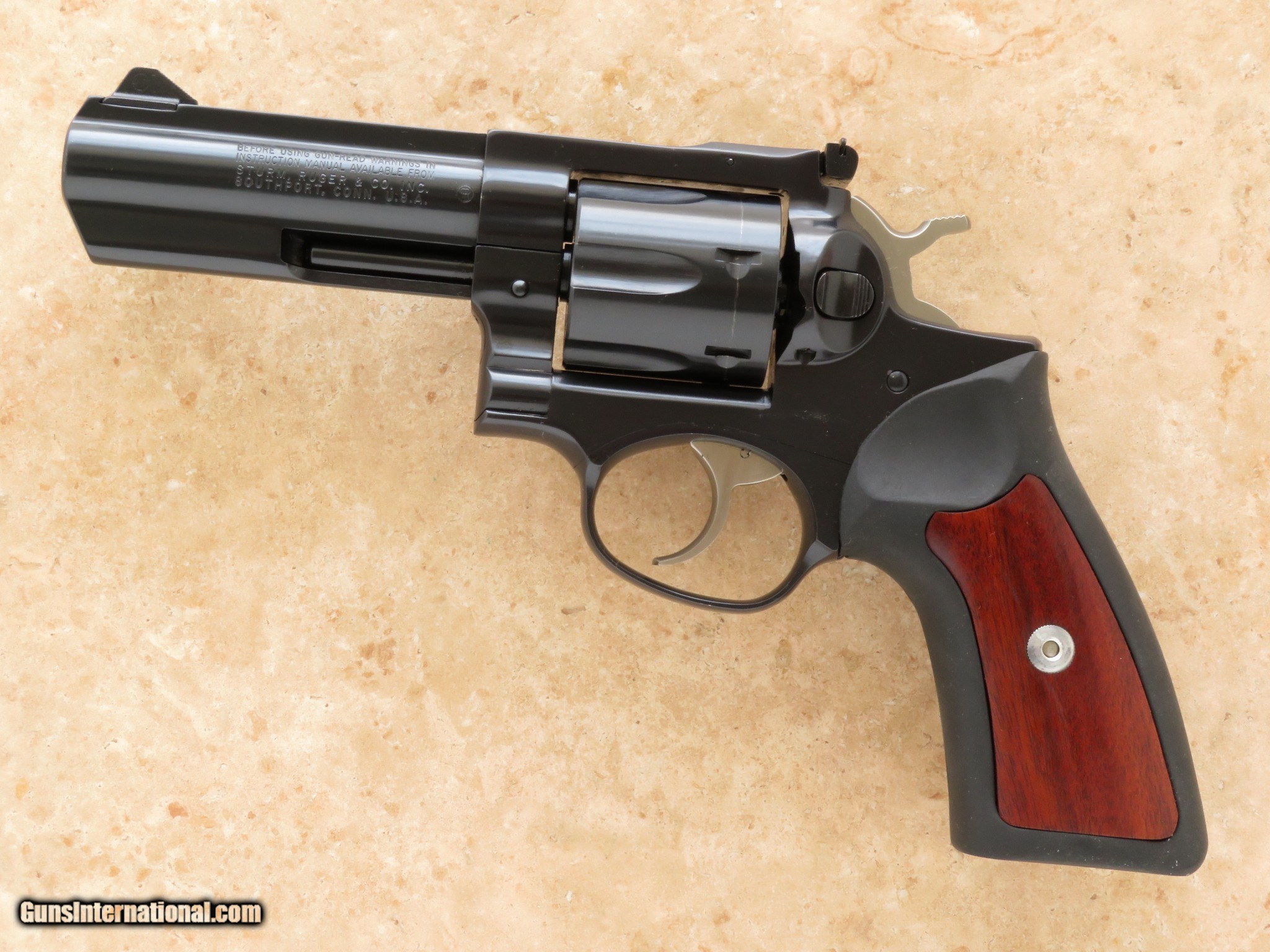 Ruger GP100, Cal. .357 Magnum, 4 Inch Blue with Box and Sleeve SOLD
