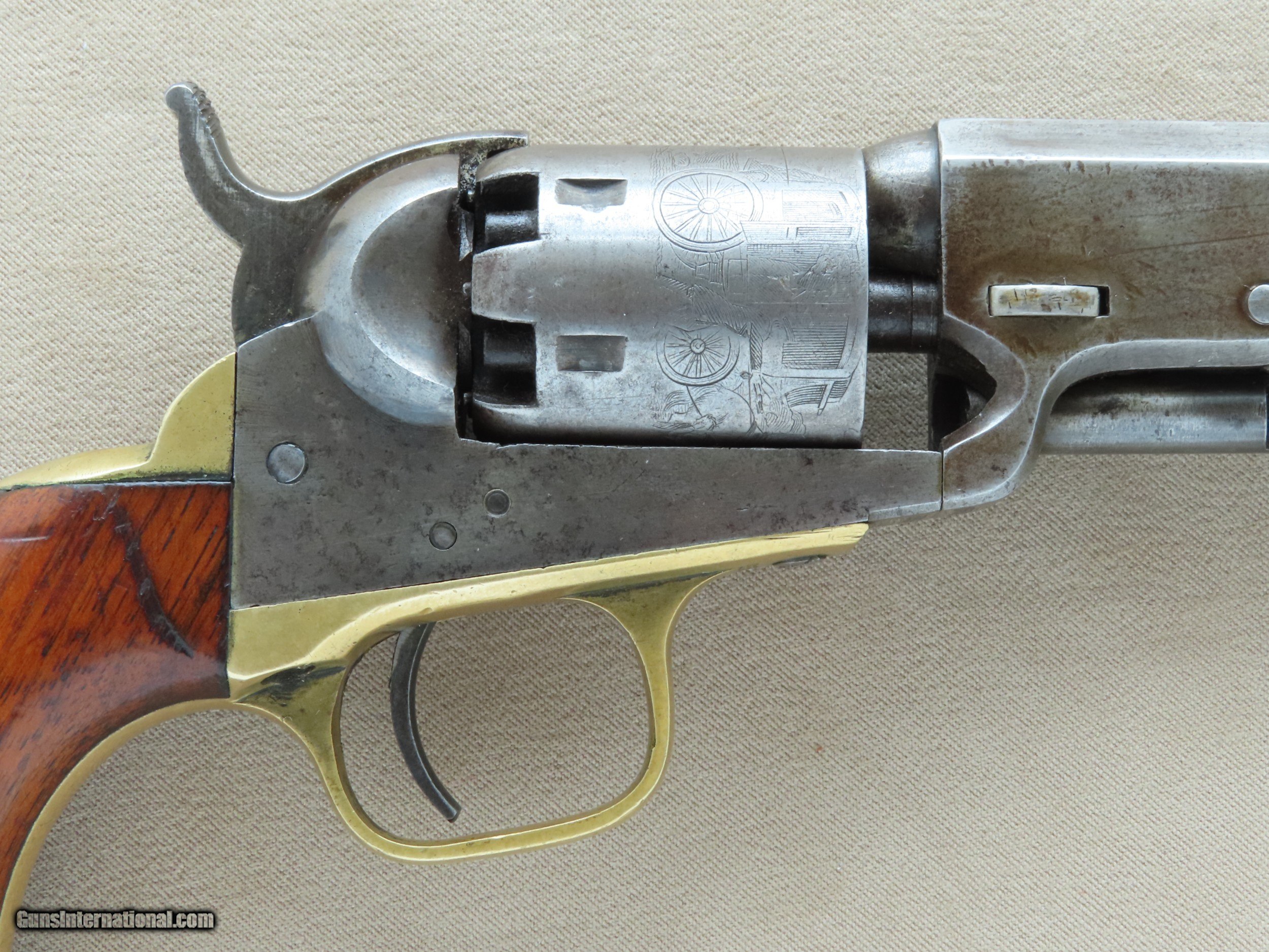 U.S. Civil War Colt 1849 Pocket Model Revolver in .31 Caliber Cap ...