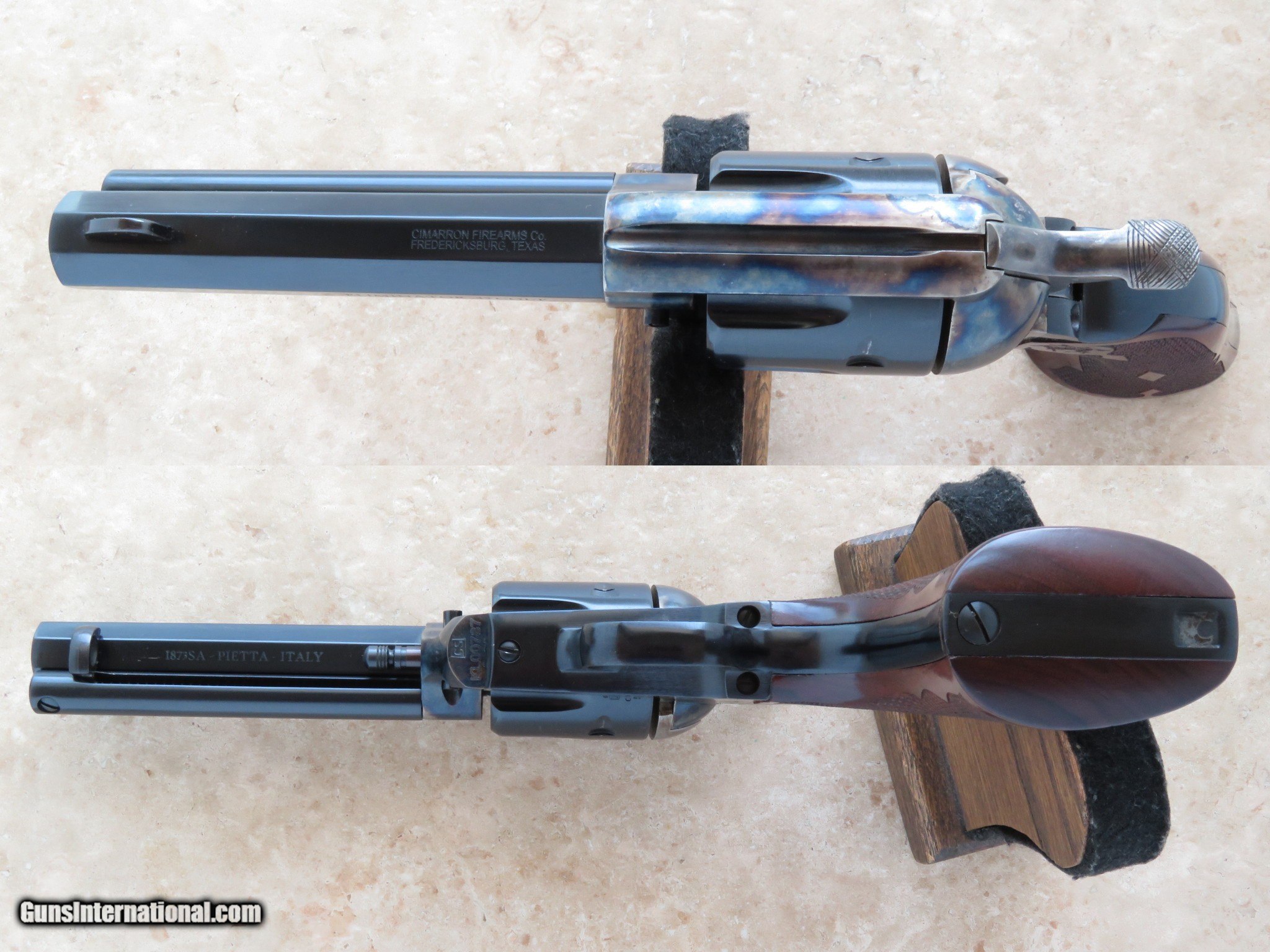 Cimarron Single Action "Eliminator", Cal. .45 LC, 4 3/4 Inch Octagon ...