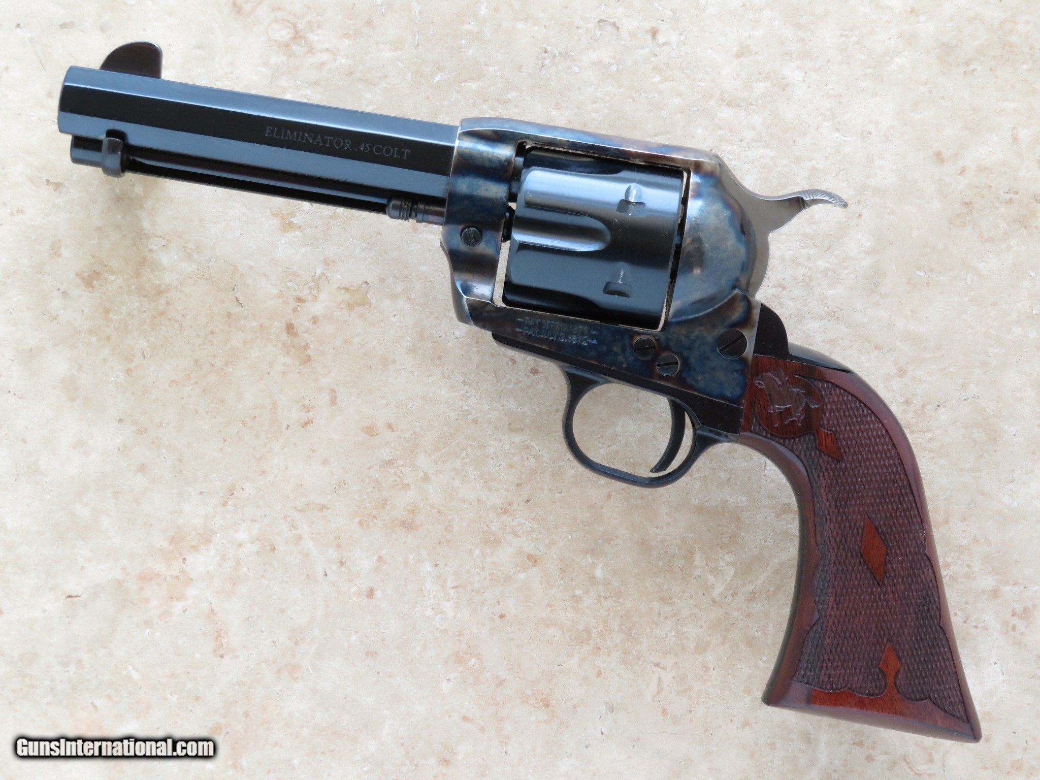 Cimarron Single Action "Eliminator", Cal. .45 LC, 4 3/4 Inch Octagon ...