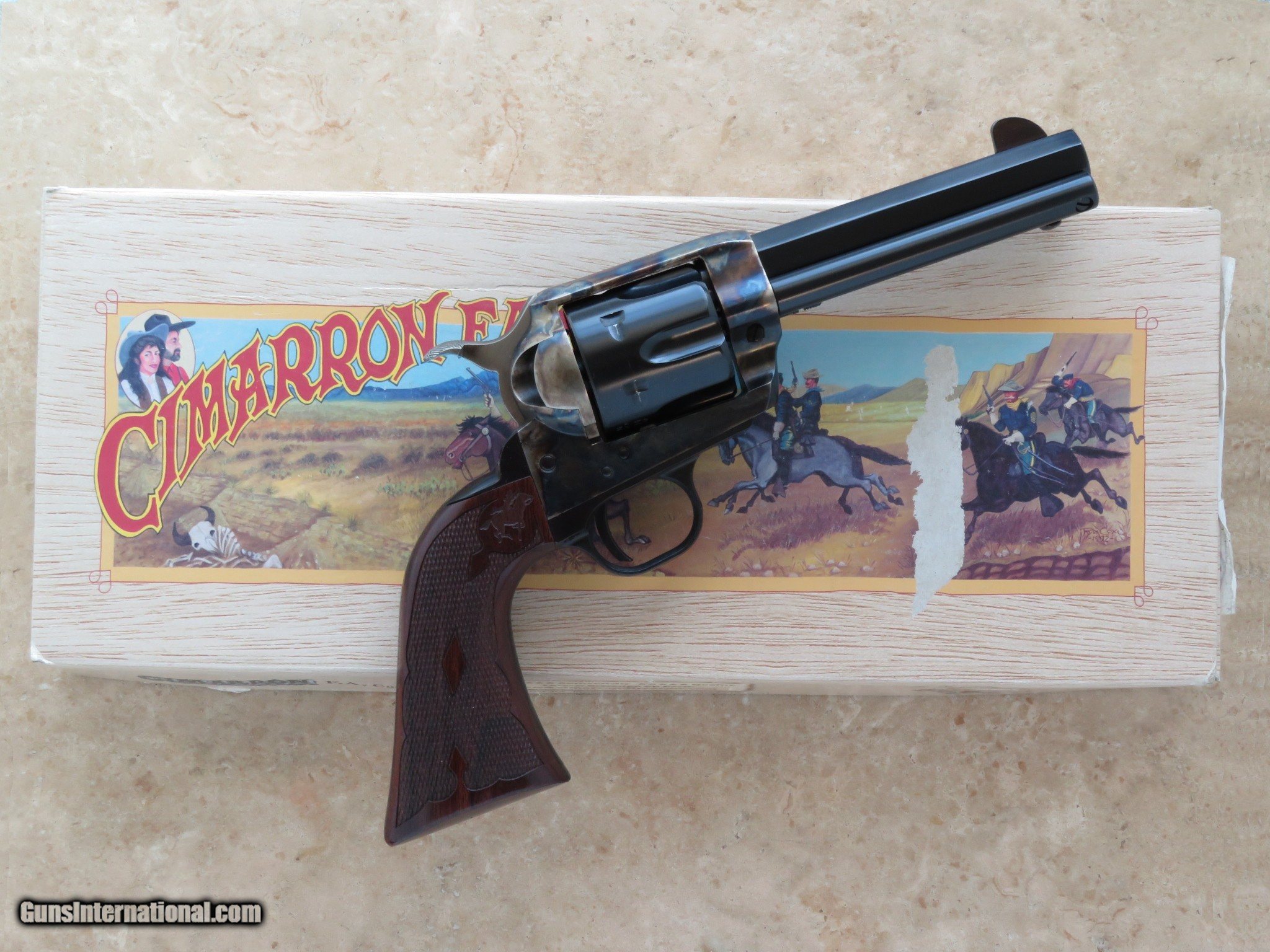 Cimarron Single Action "Eliminator", Cal. .45 LC, 4 3/4 Inch Octagon ...