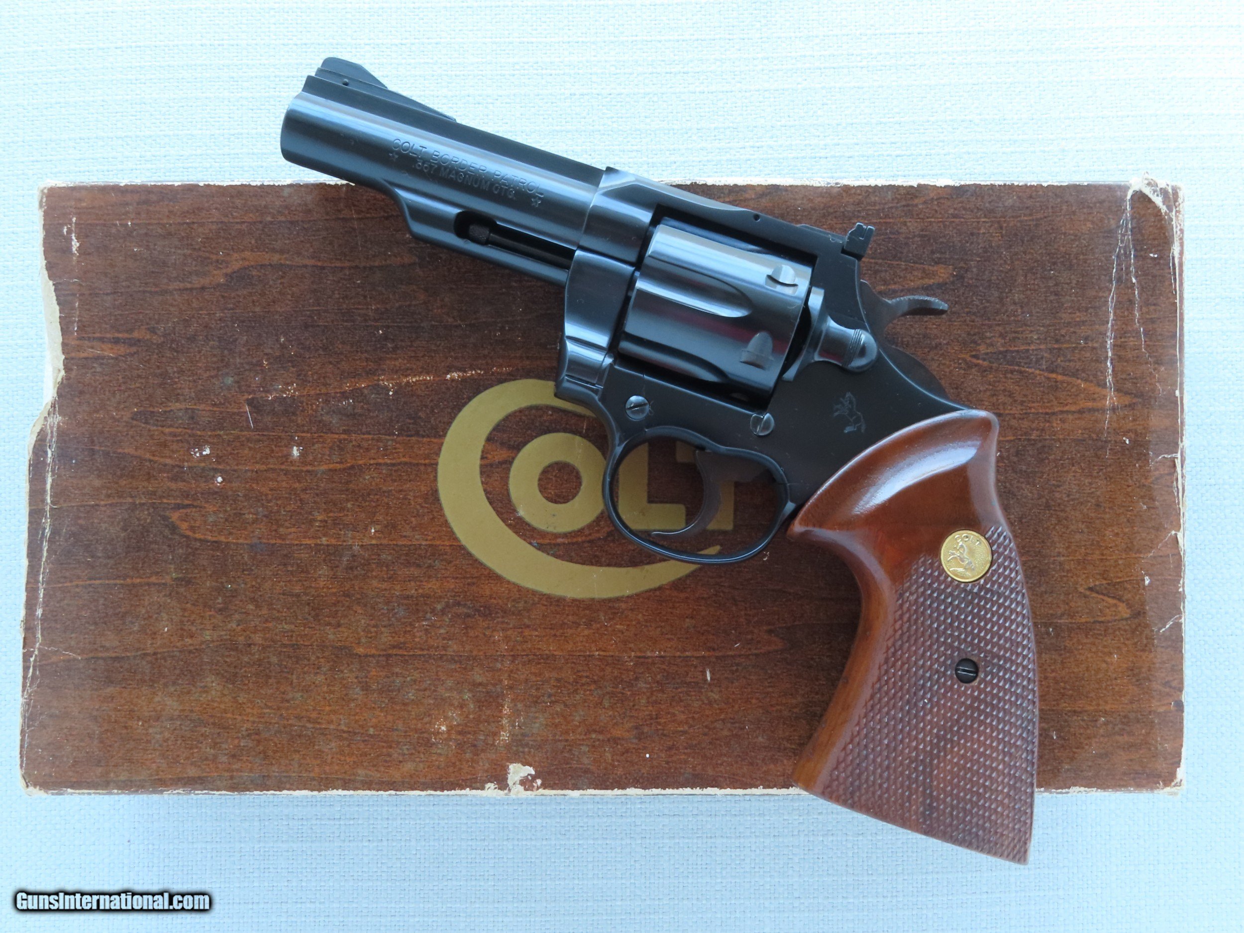 RARE 1970 Vintage Colt Border Patrol .357 Magnum Revolver (2nd Issue ...
