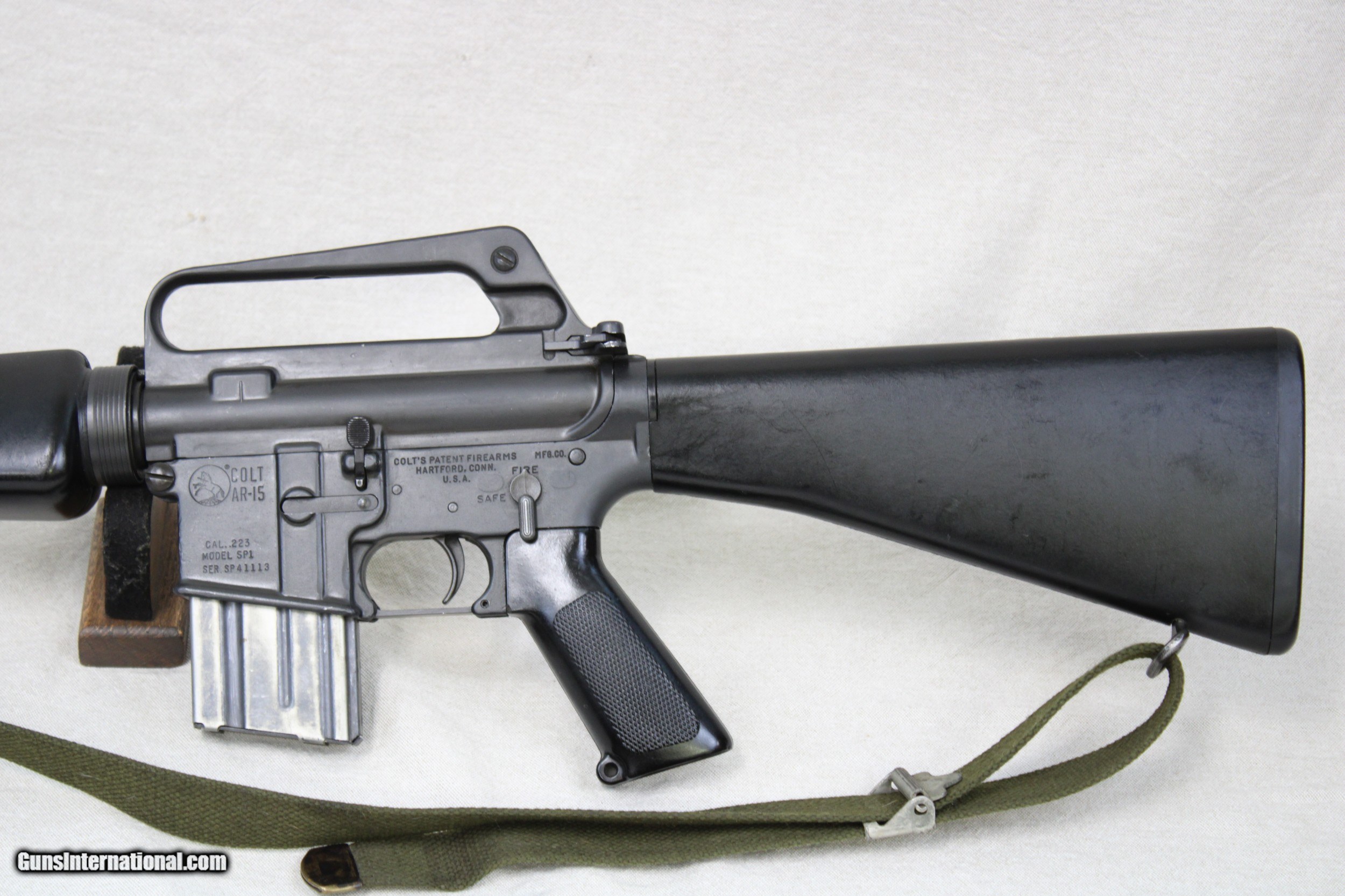 Two Pre-Ban 1974 Vintage Colt SP1 AR-15s chambered in .223 Remington w ...