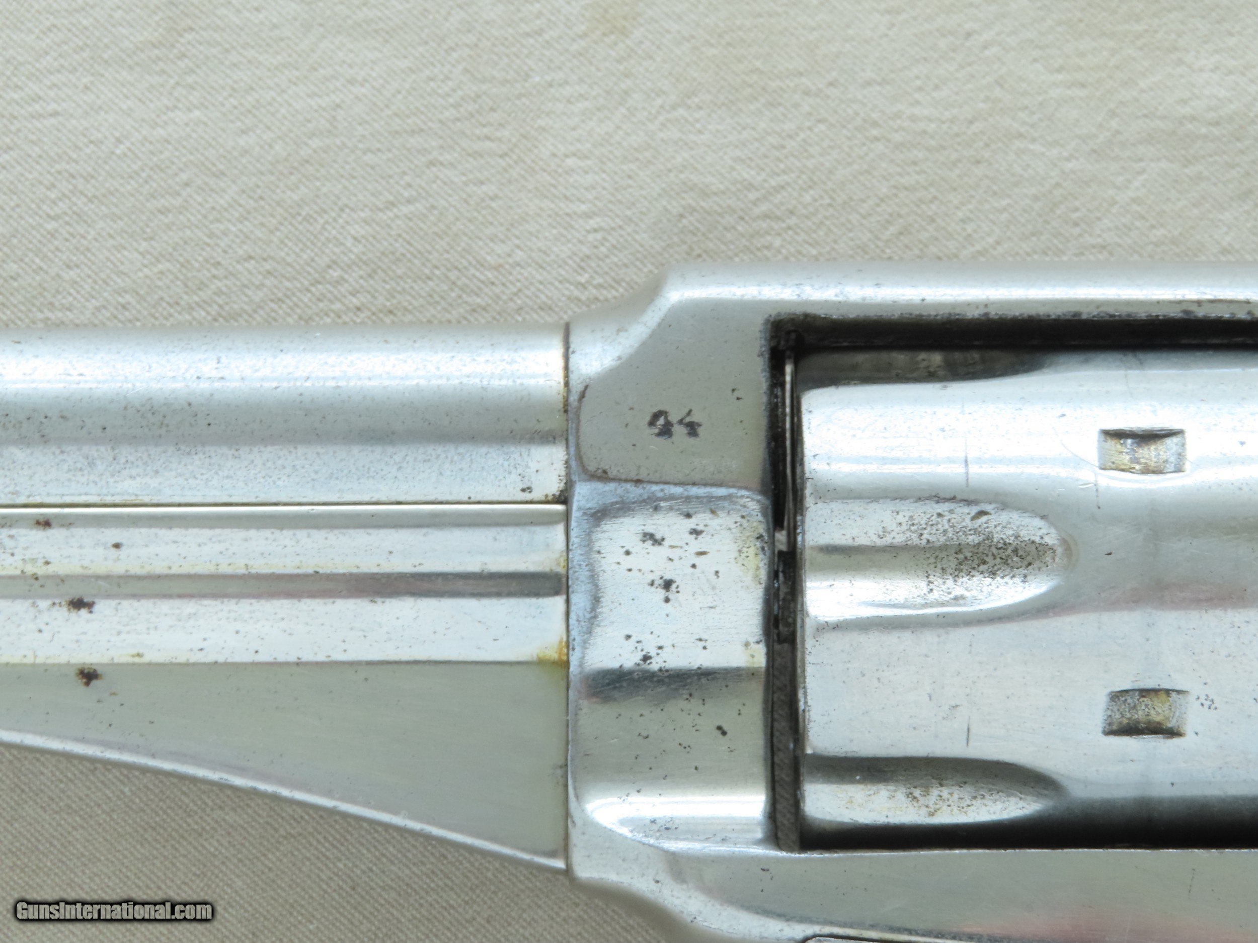 1880's Antique Remington Model 1875 Single Action Army Revolver in .44 ...