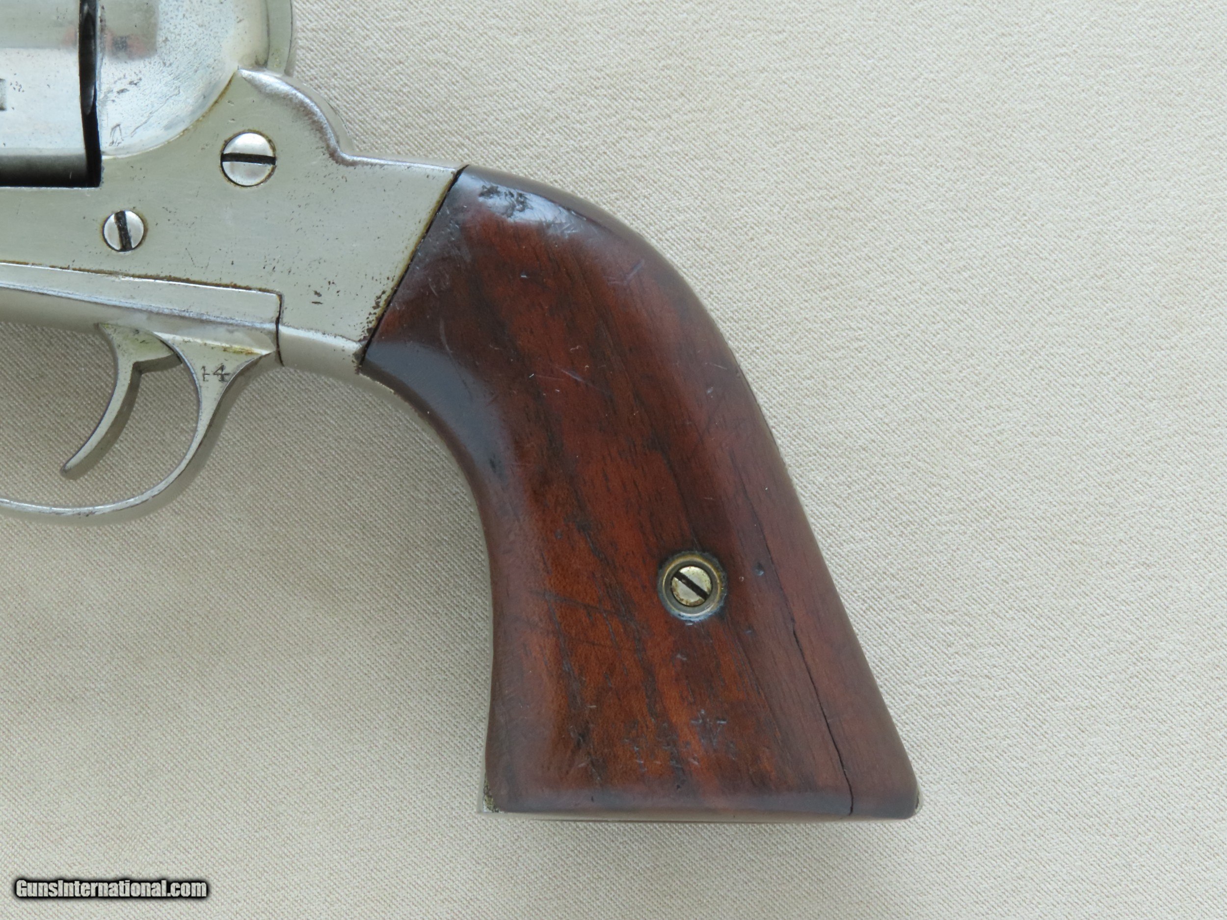 1880's Antique Remington Model 1875 Single Action Army Revolver in .44 ...