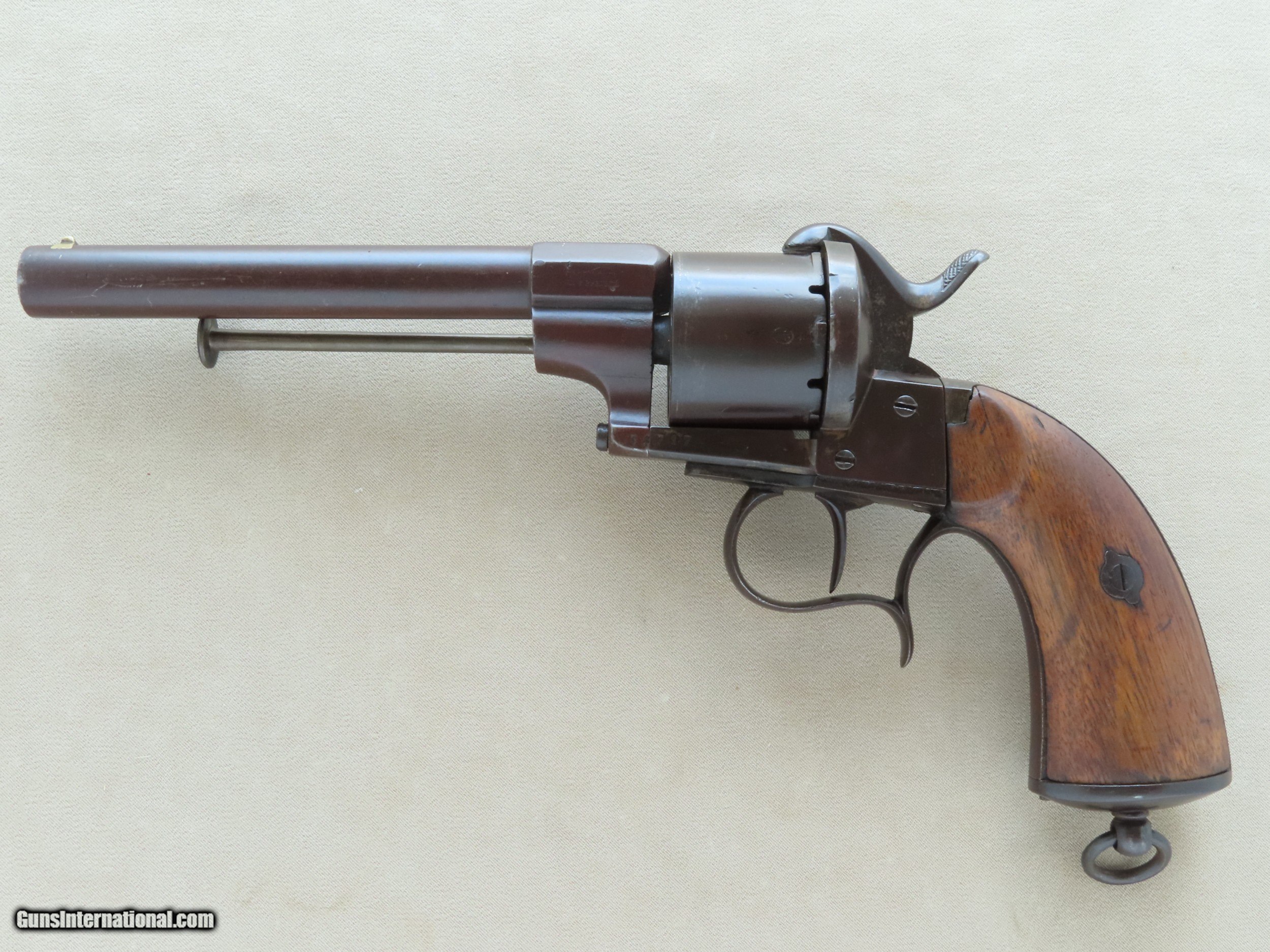 Civil War Vintage E. Lefaucheux Brevete Model 1854 12mm Pinfire ...