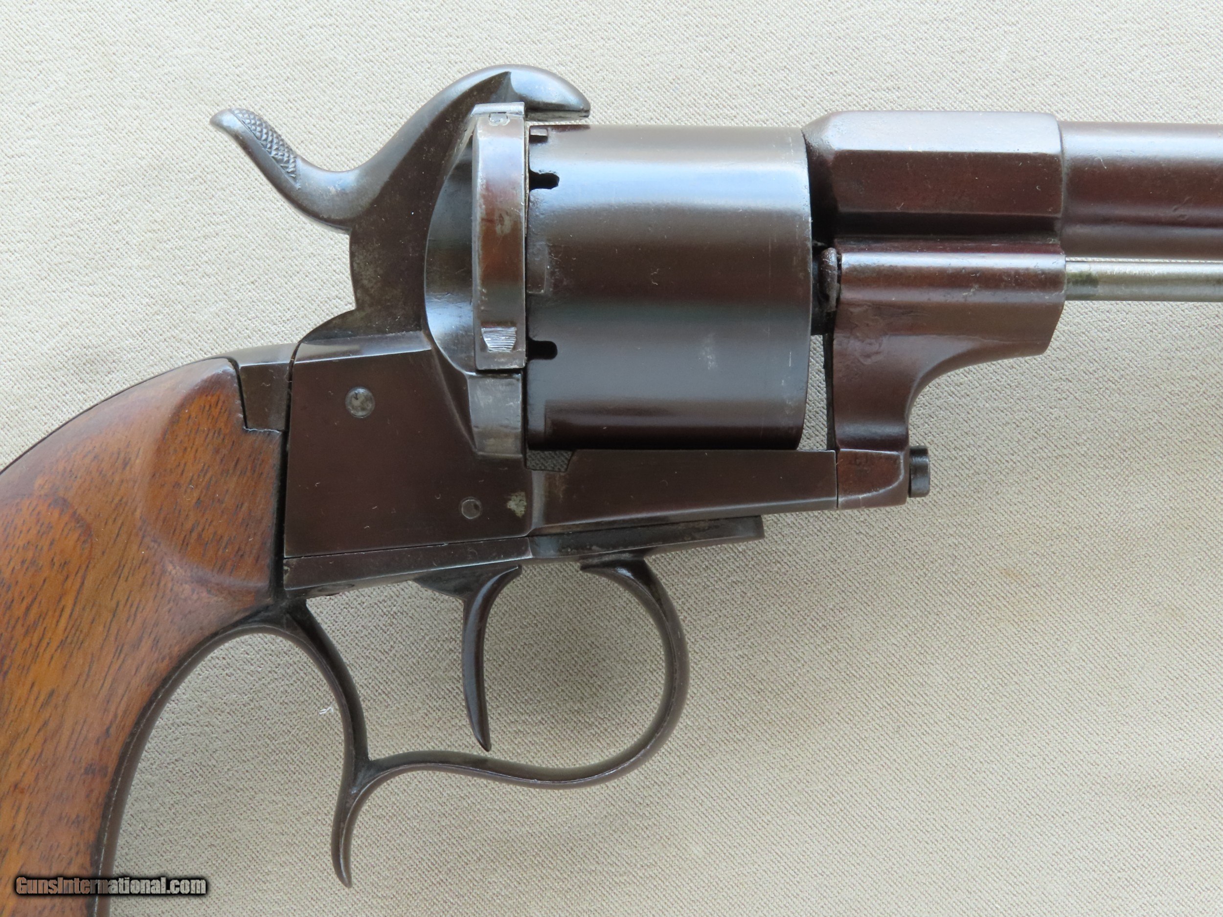 Civil War Vintage E. Lefaucheux Brevete Model 1854 12mm Pinfire ...