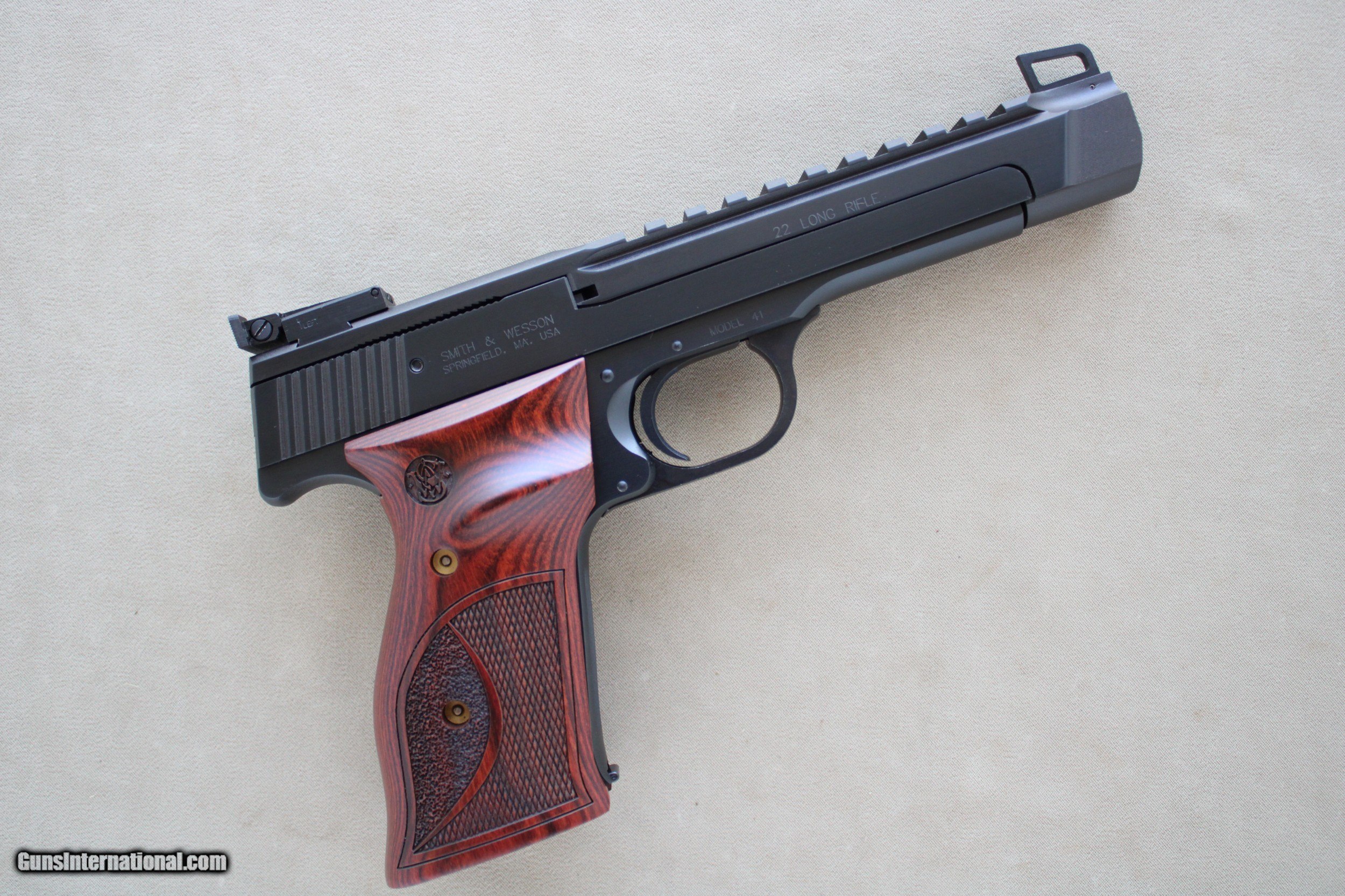 Smith & Wesson Model 41 Performance Center Chambered in .22LR w/ 5.5 ...