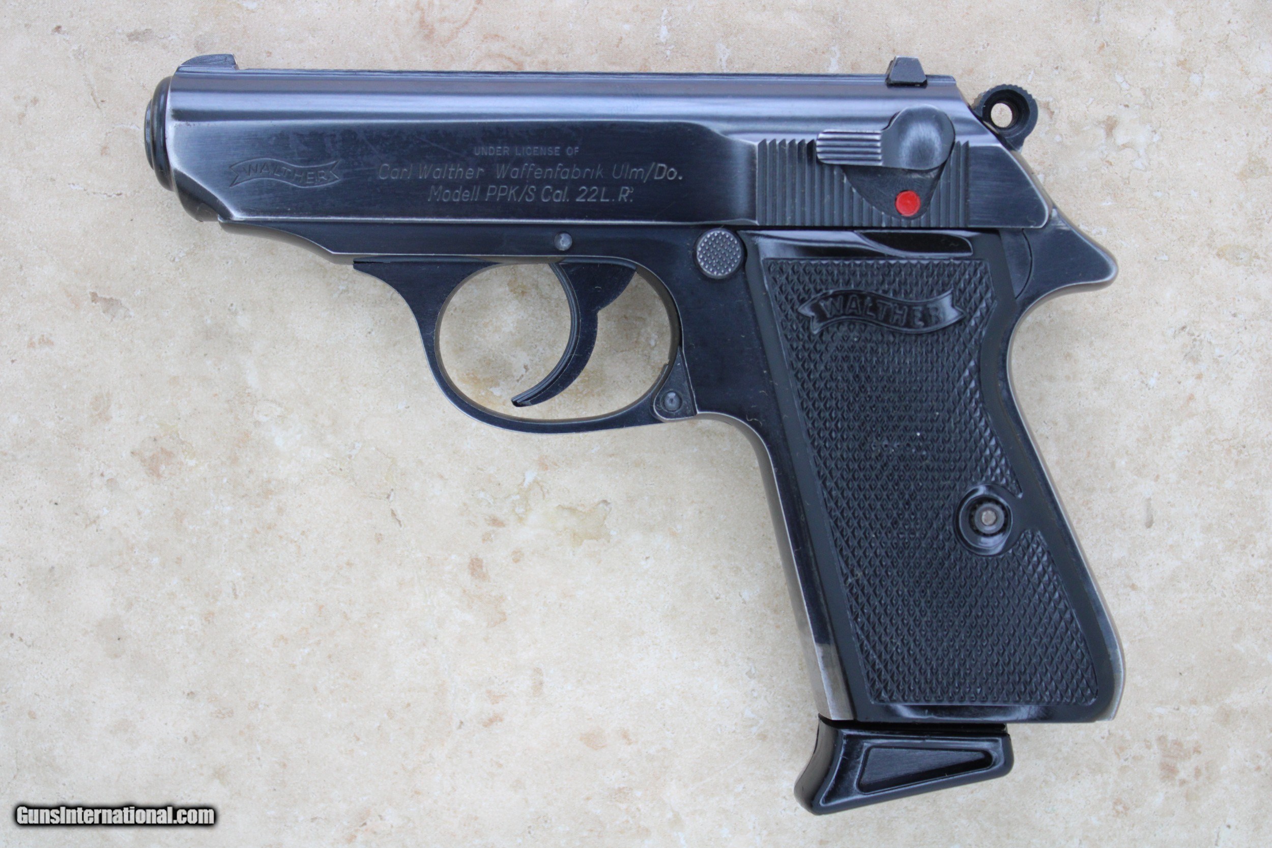 Walther Interarms PPK/S chambered in .22LR