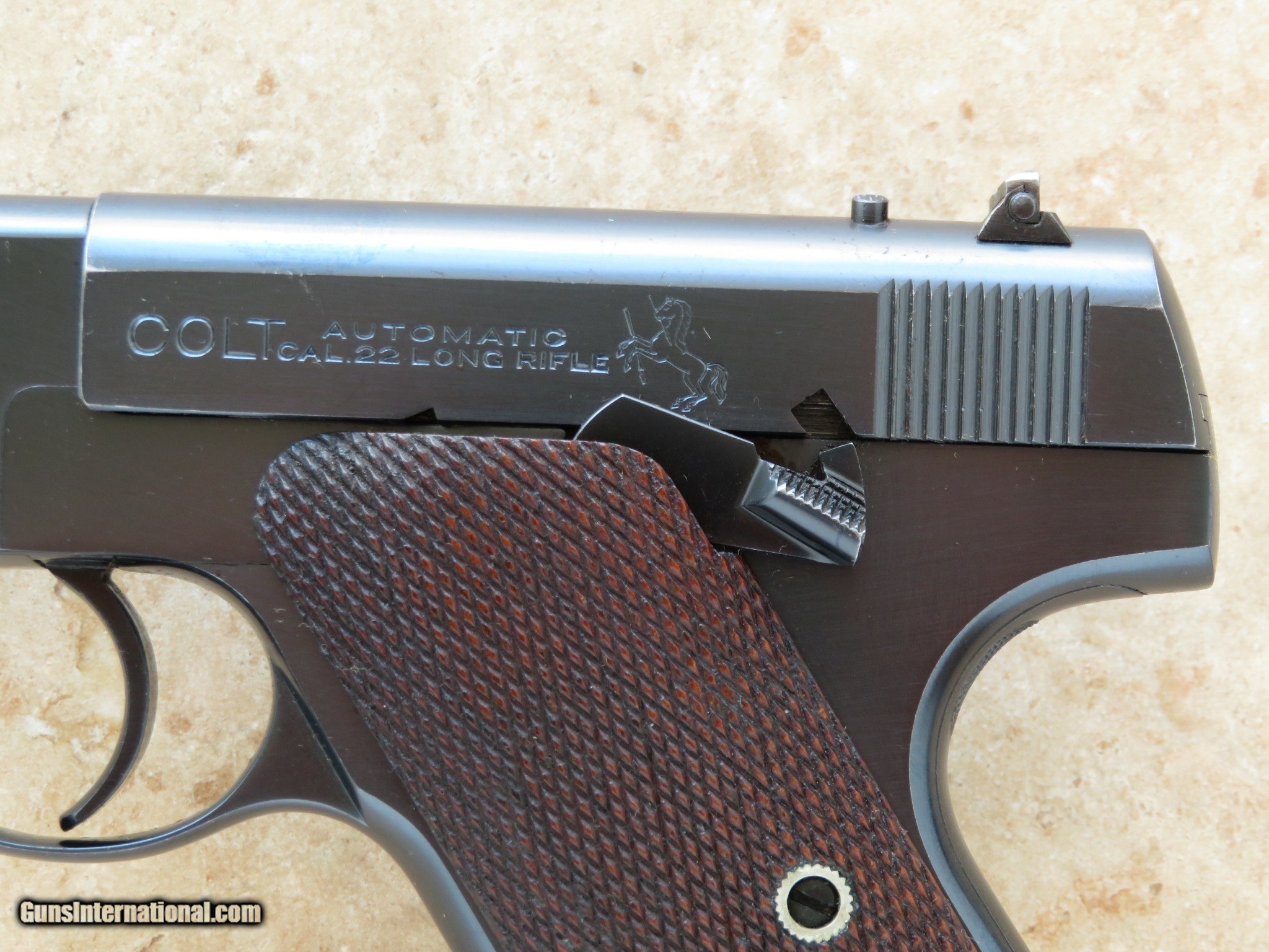 Colt Pre-Woodsman, Cal. .22 LR "Officially named "Colt Automatic Pistol ...