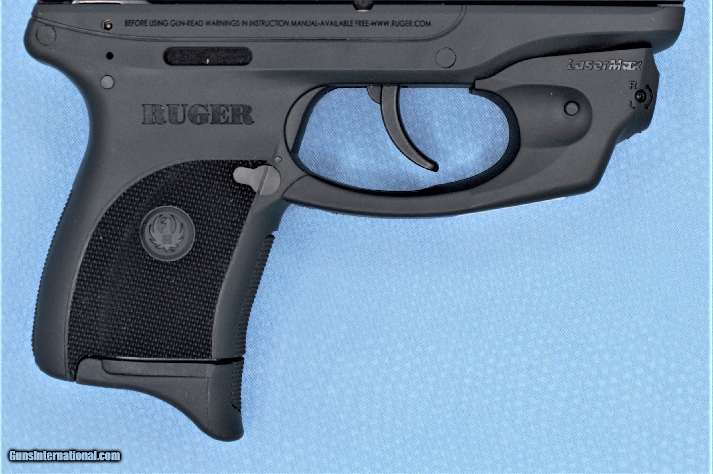 RUGER LC9 9MM WITH MATCHING BOX, RUGER POUCH AND LASERMAX LASER **NICE ...