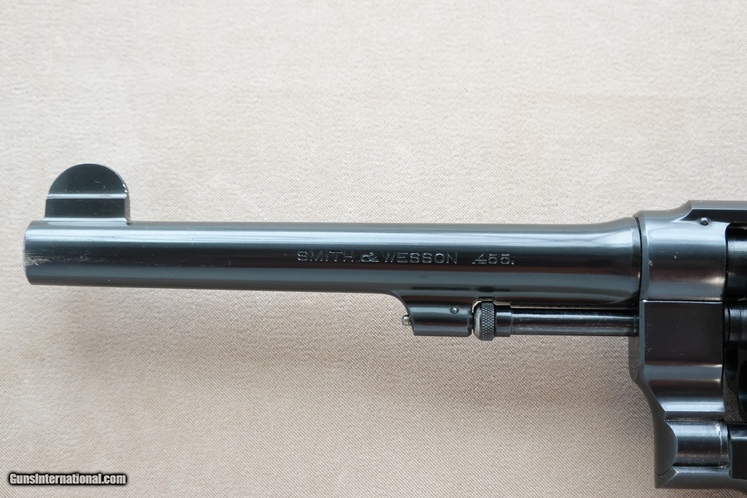 1917 Vintage Canadian Contract S&W .455 Mark II Hand Ejector 2nd Model ...