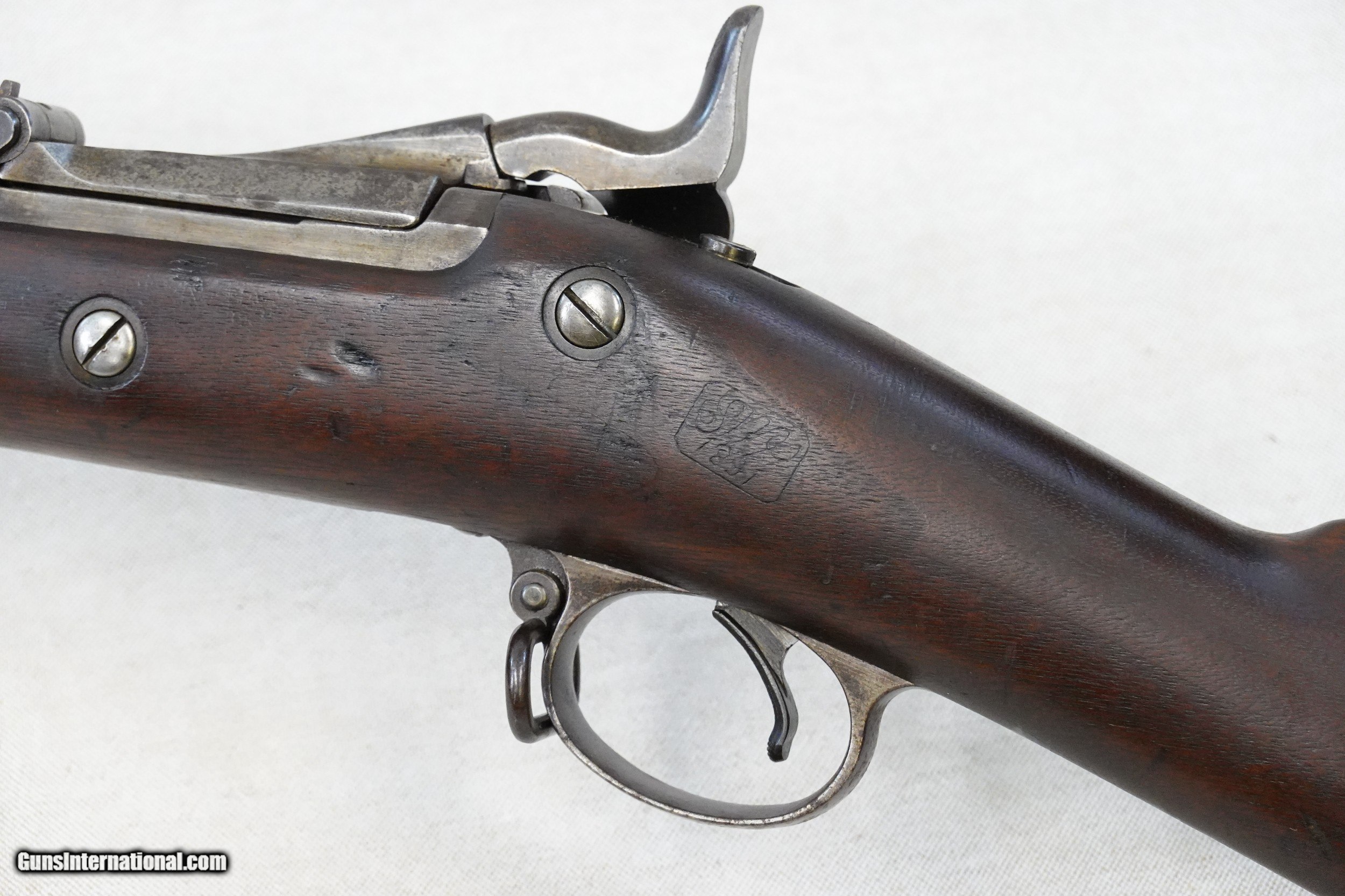 SOLD ***1891 Vintage Springfield Model 1888 Trapdoor Rifle in .45-70 ...