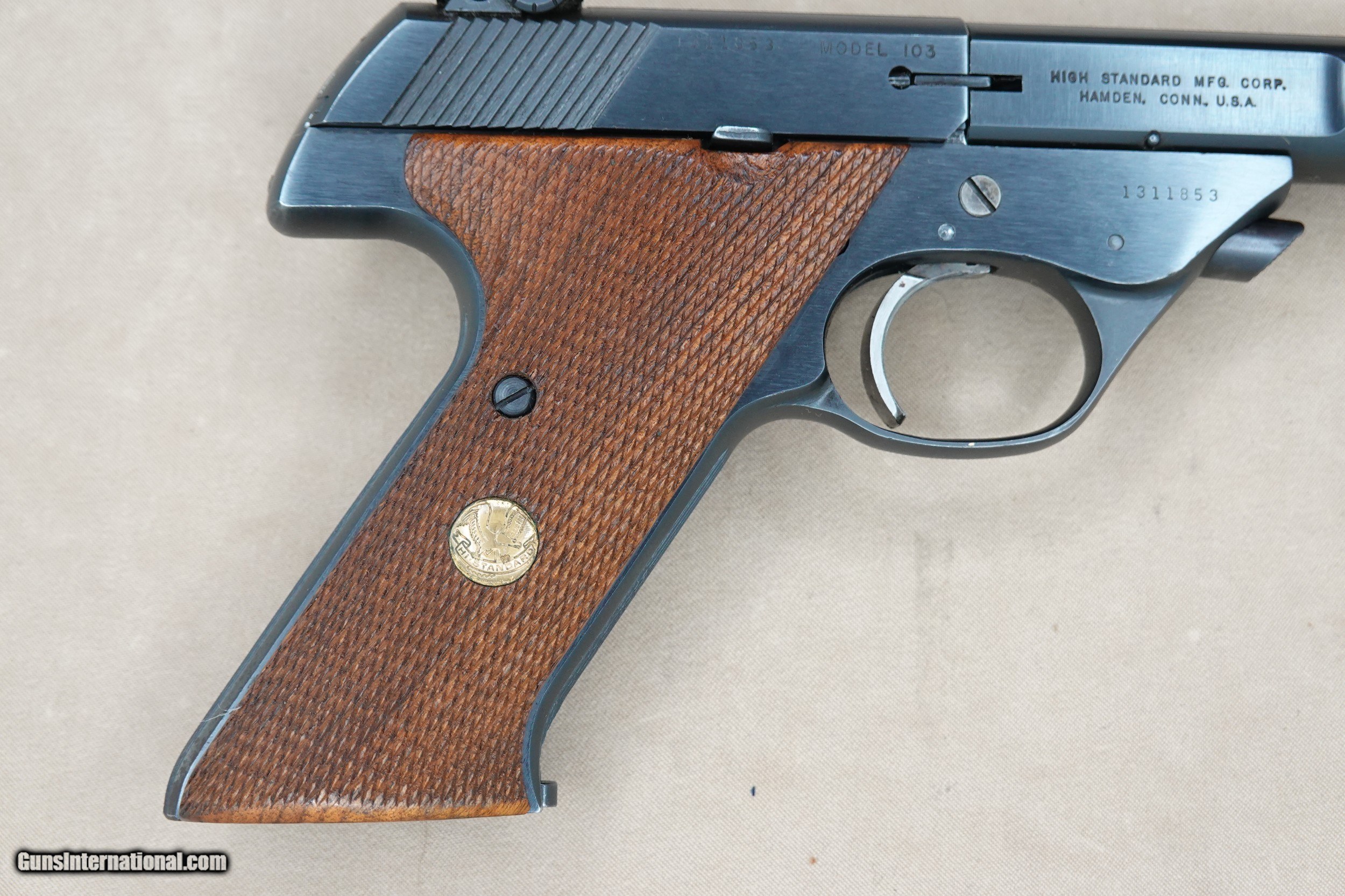 ** SOLD ** Vintage High Standard Model 103 Supermatic Citation .22LR ...