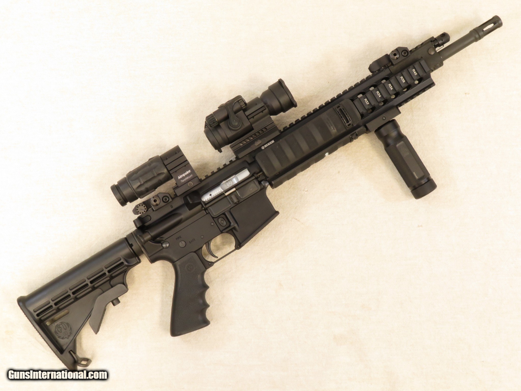 Ruger SR-556C Carbine, with Optics, Cal. 5.56 NATO, Piston Driven