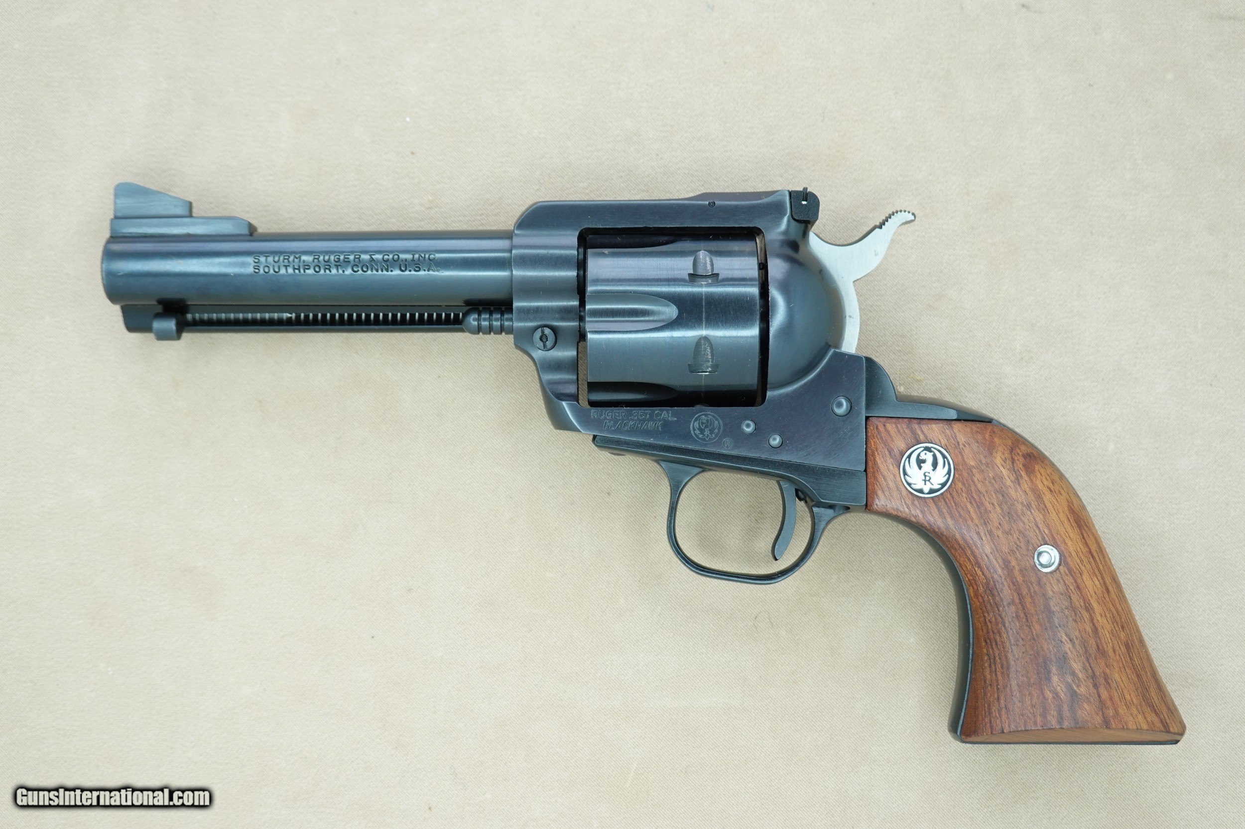 1971 Vintage Ruger Old Model 3-Screw Blackhawk .357 Magnum Revolver w ...