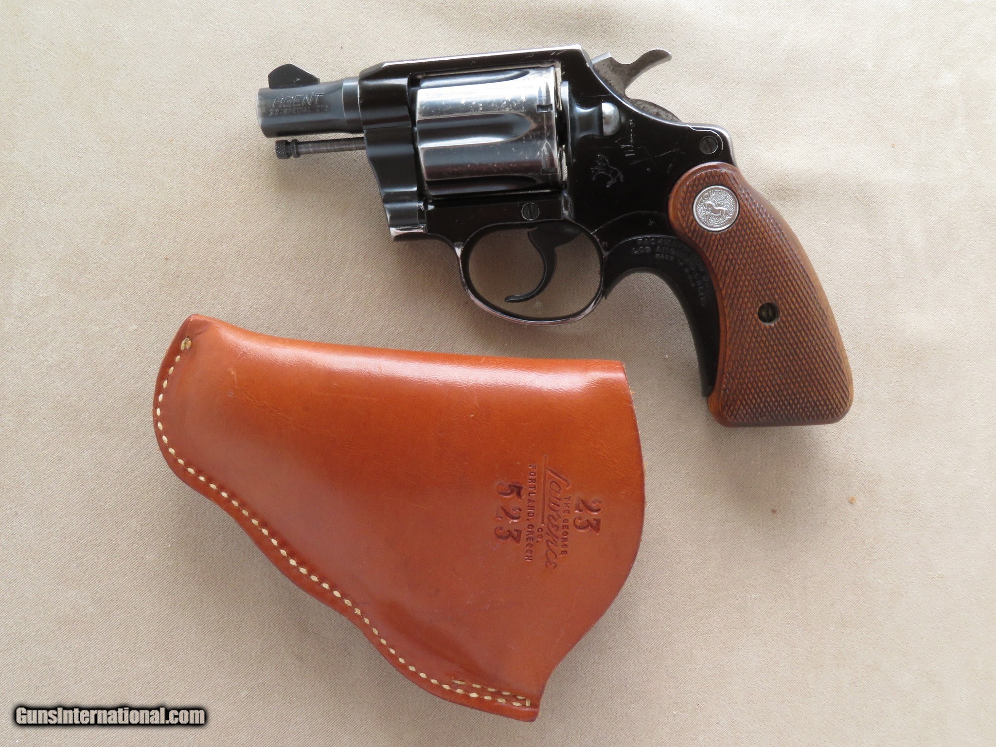 **SOLD** Colt Agent .38 Special Revolver **1969 Vintage w/ Lawrence ...