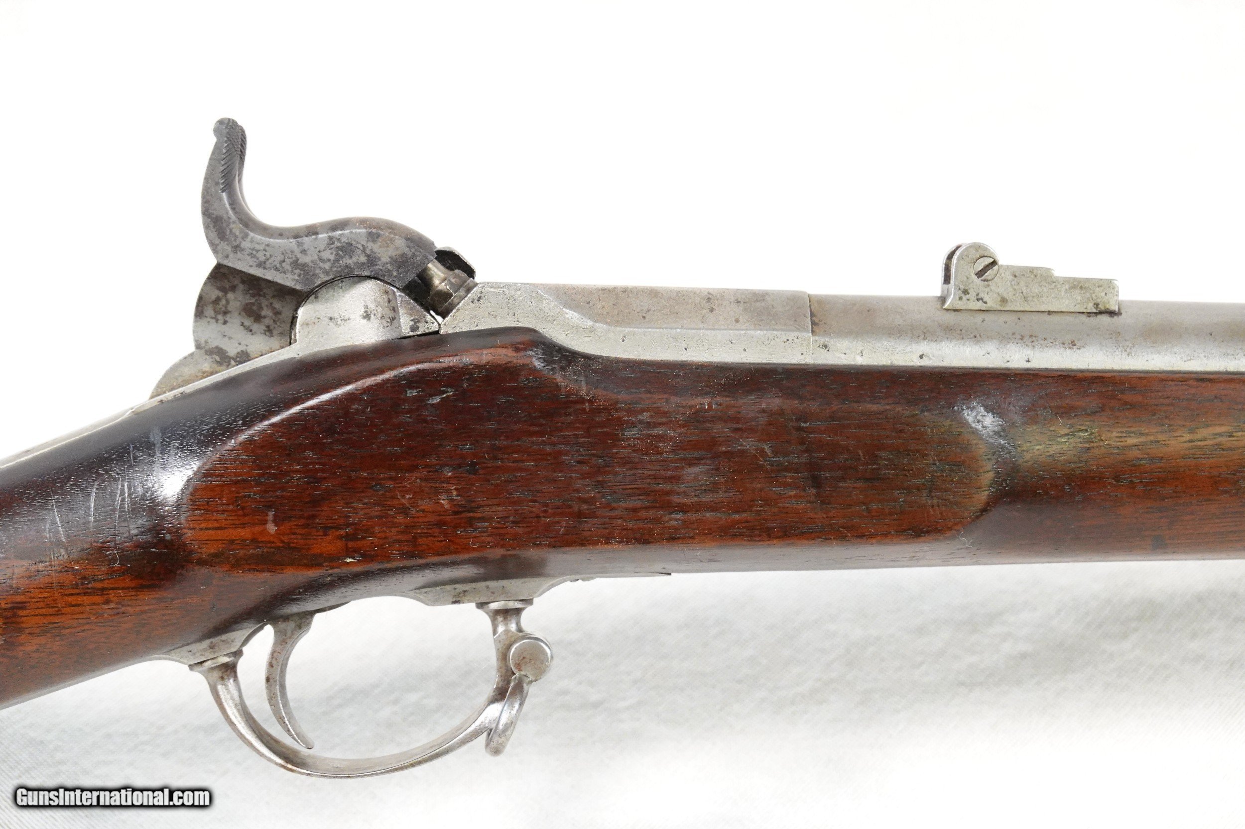 **SOLD** U.S. Civil War J.P. Lindsay Model 1863 U.S. Double Rifle ...
