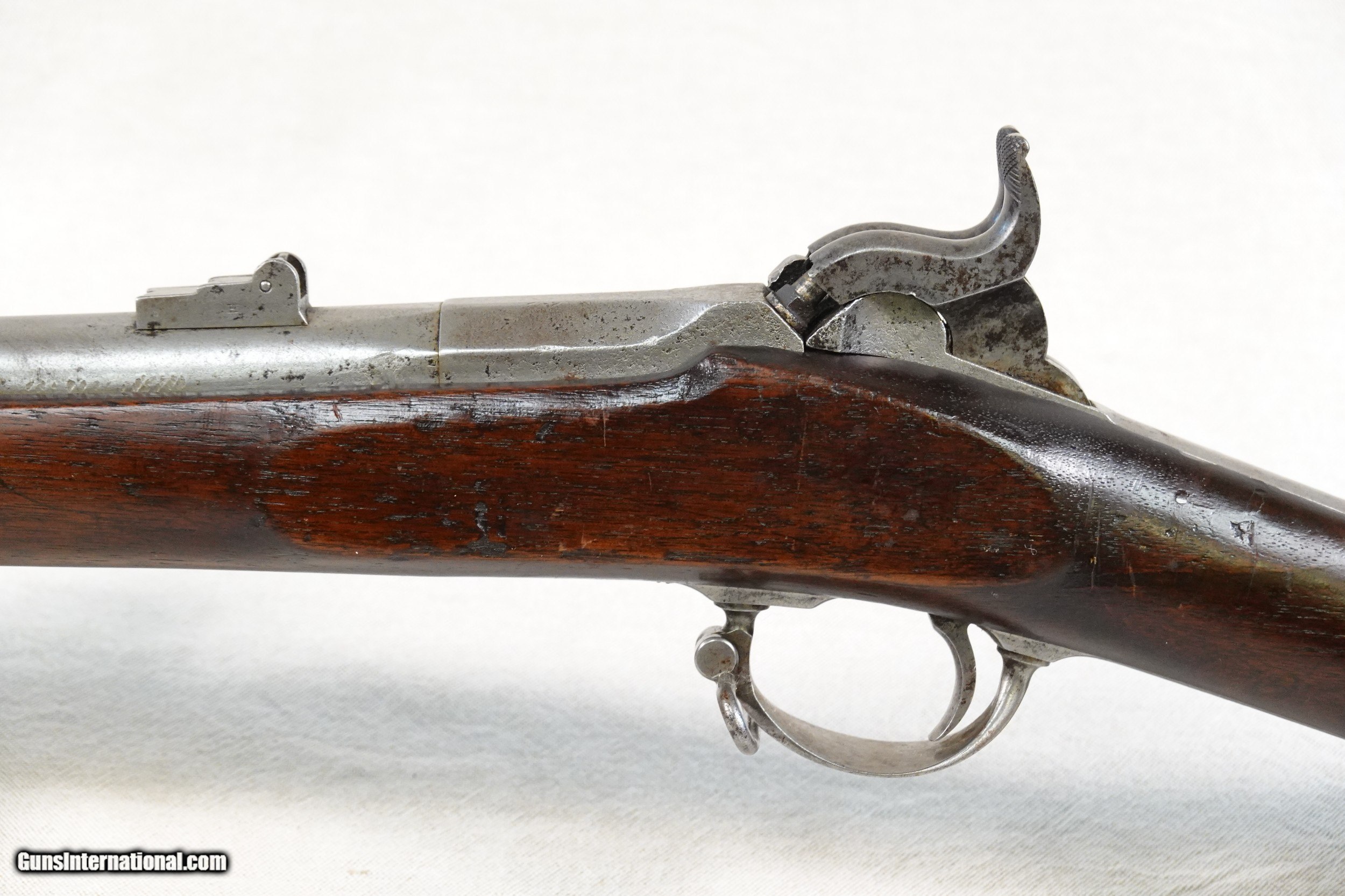**SOLD** U.S. Civil War J.P. Lindsay Model 1863 U.S. Double Rifle ...