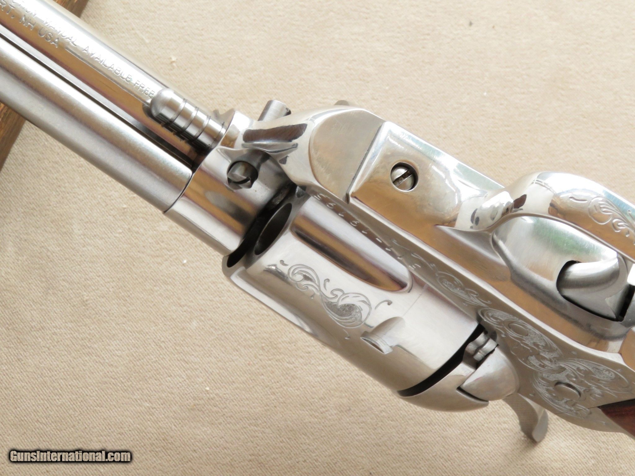**SOLD** Ruger New Vaquero Custom Engraved .45 Long Colt/.45 ACP **SOLD**