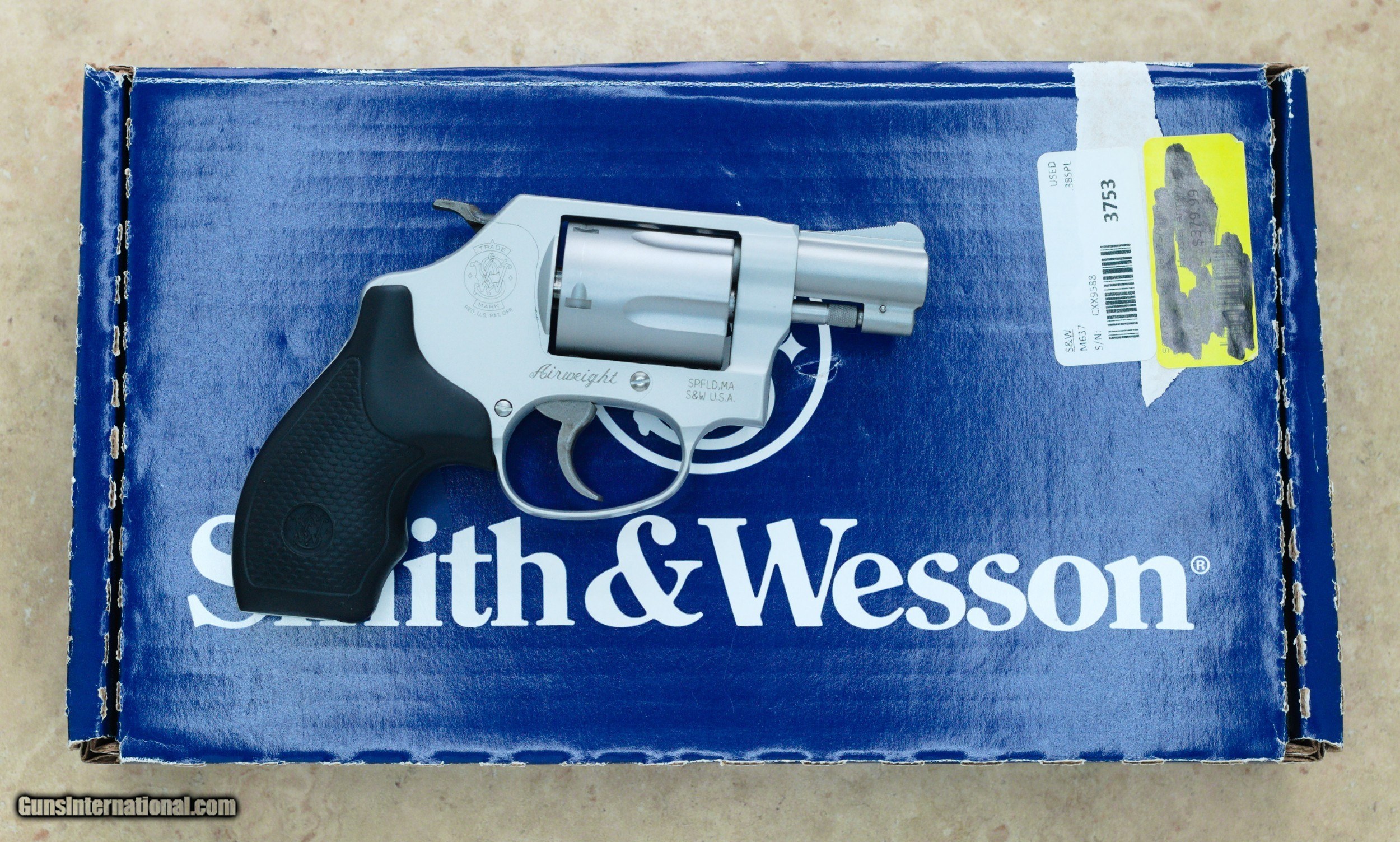**SOLD**Smith & Wesson Model 637-2 J-Frame Revolver Chambered in .38 ...