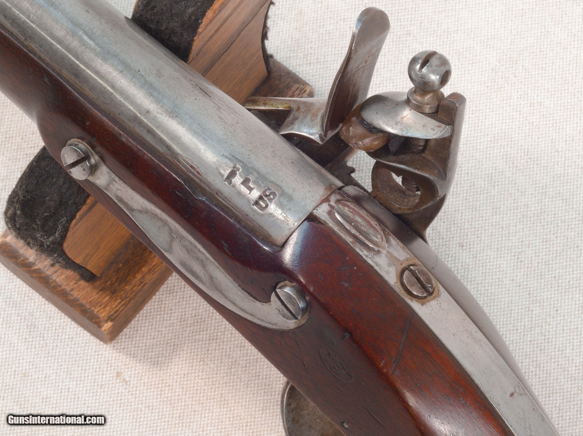 **SOLD** Simeon North Model 1819 Flintlock Pistol Chambered in .54 ...
