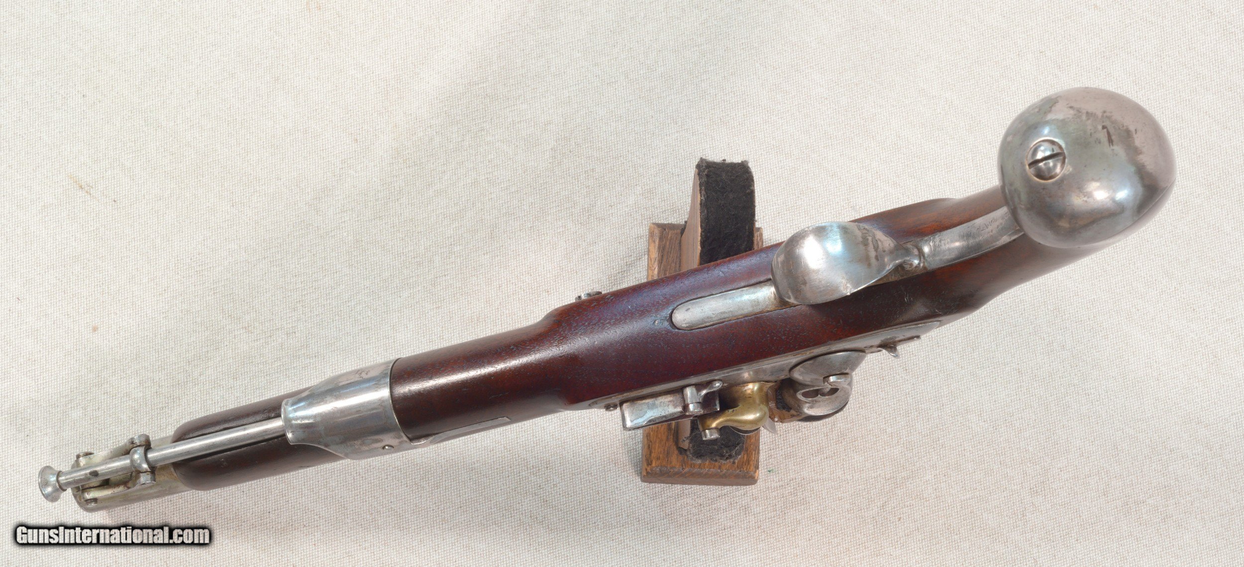 **SOLD** Simeon North Model 1819 Flintlock Pistol Chambered in .54 ...