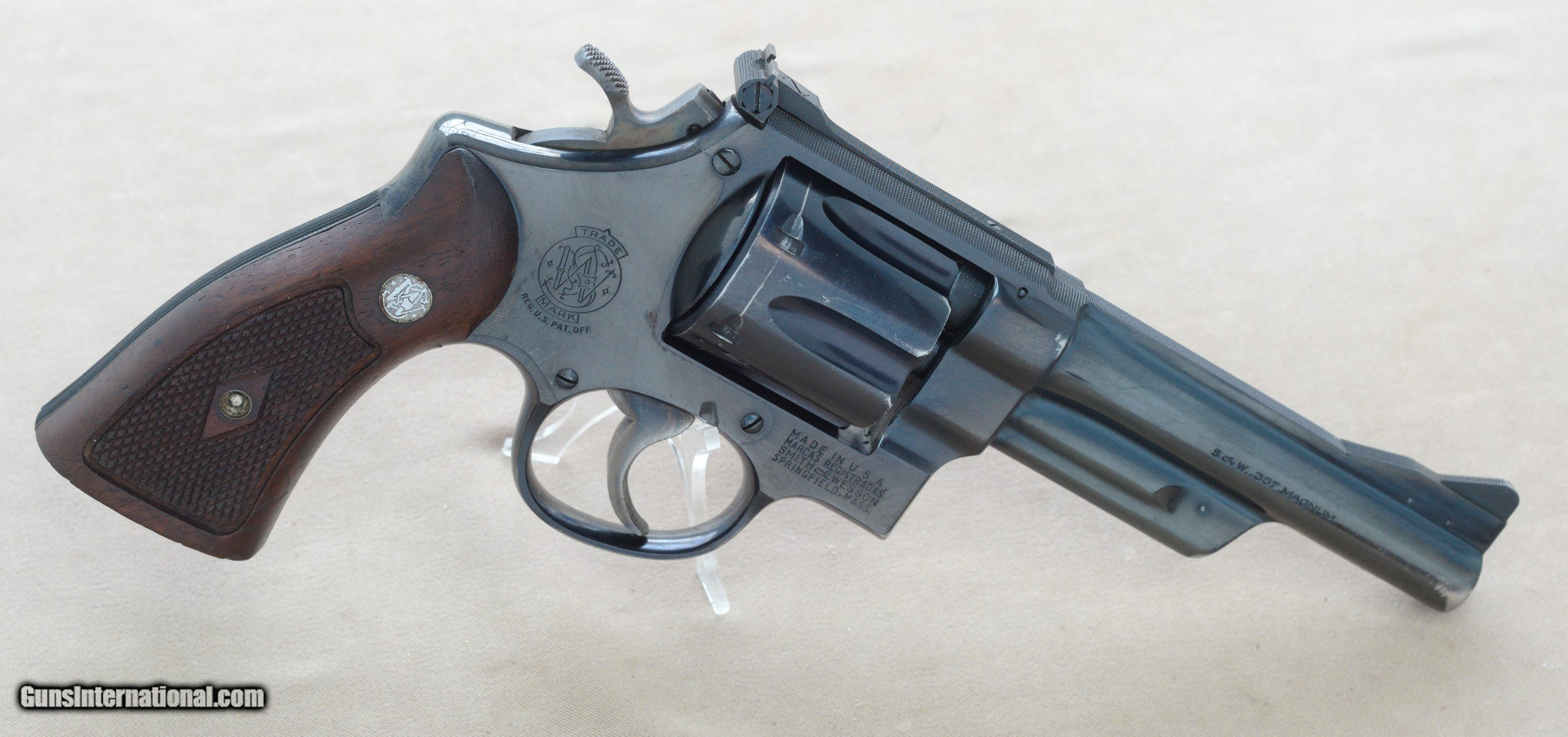 **SOLD ** 1954-1955 Vintage Smith & Wesson Pre Model 27 Revolver ...