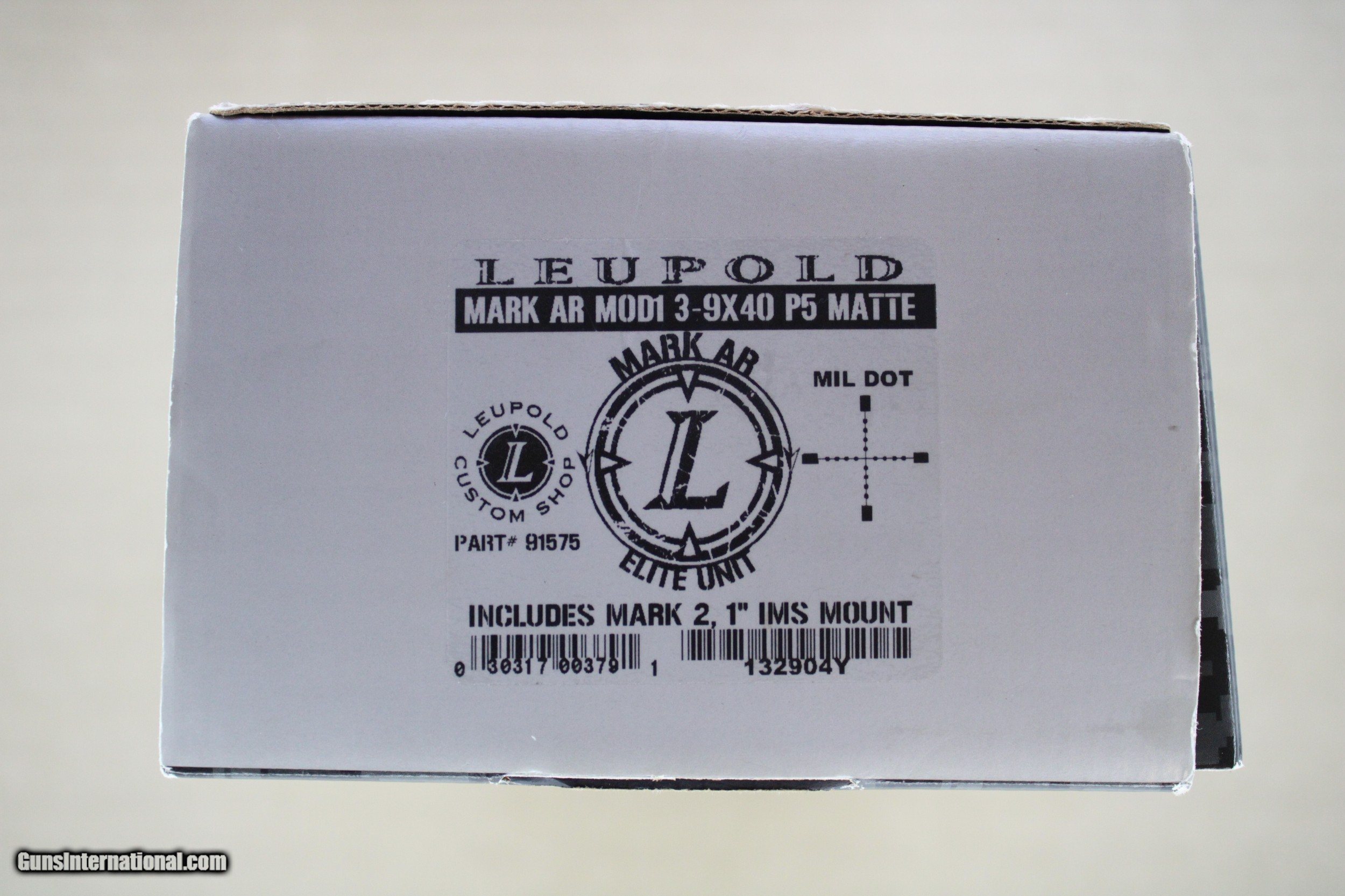 **SOLD** Leupold Mark AR Mod 1 3-9x40mm Scope with Mil-Dot Reticle ...