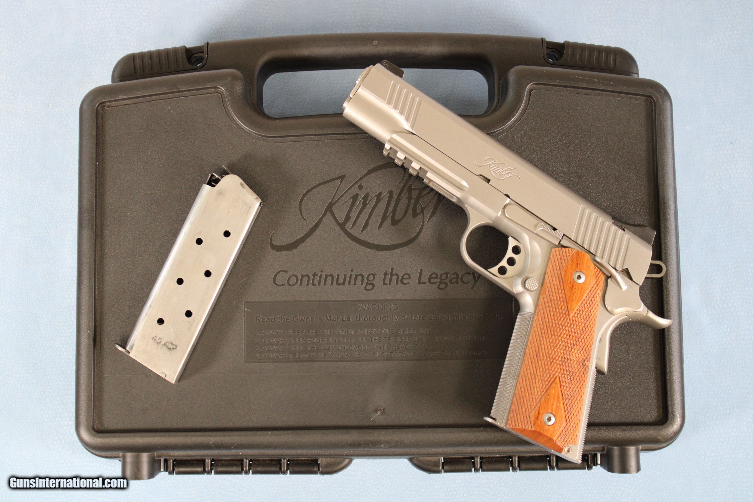 SOLD***Kimber Stainless TLE / RL II chambered in .45acp w/ 5" Barrel ...